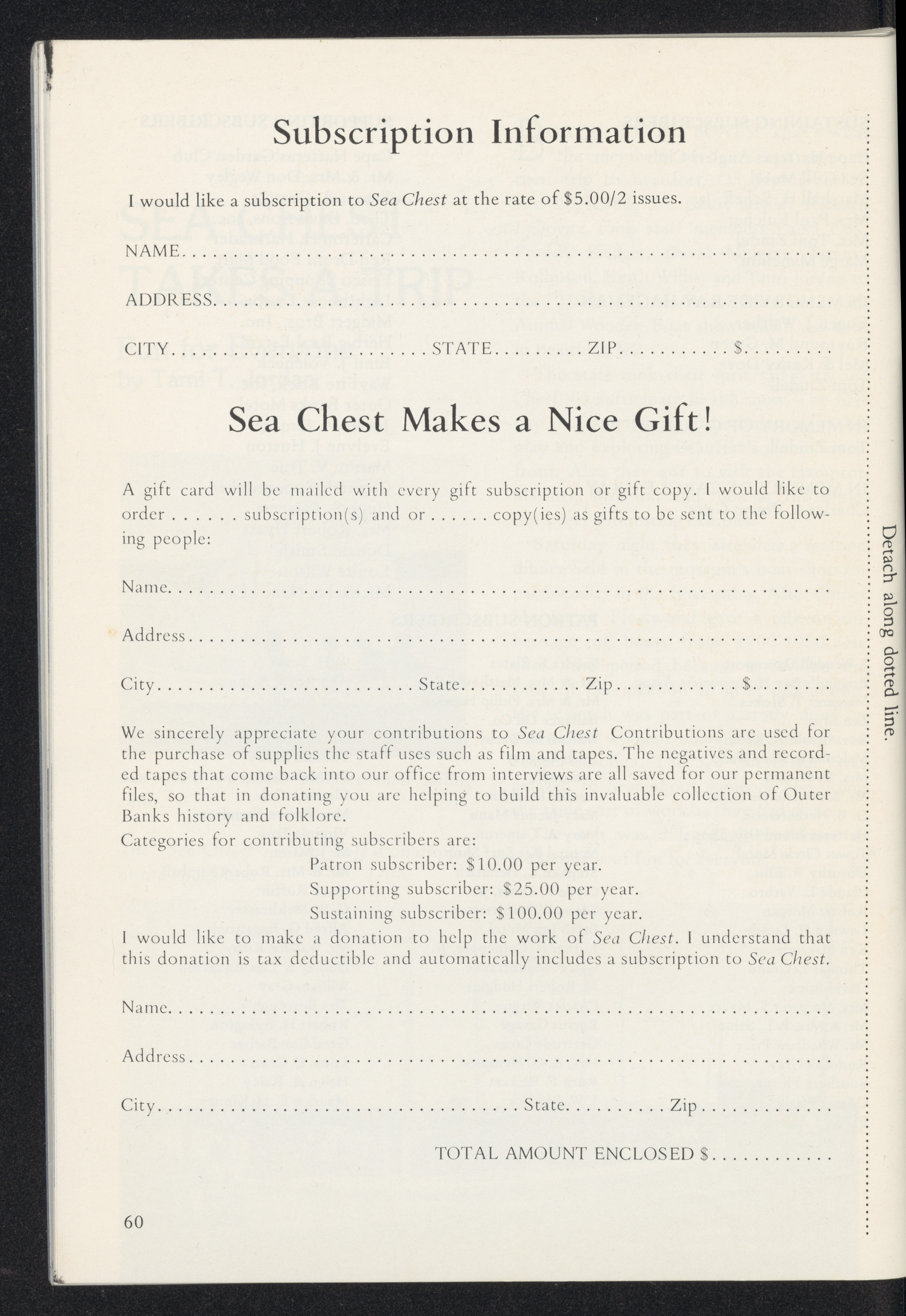 Sea Chest [Spring/Summer 1981]