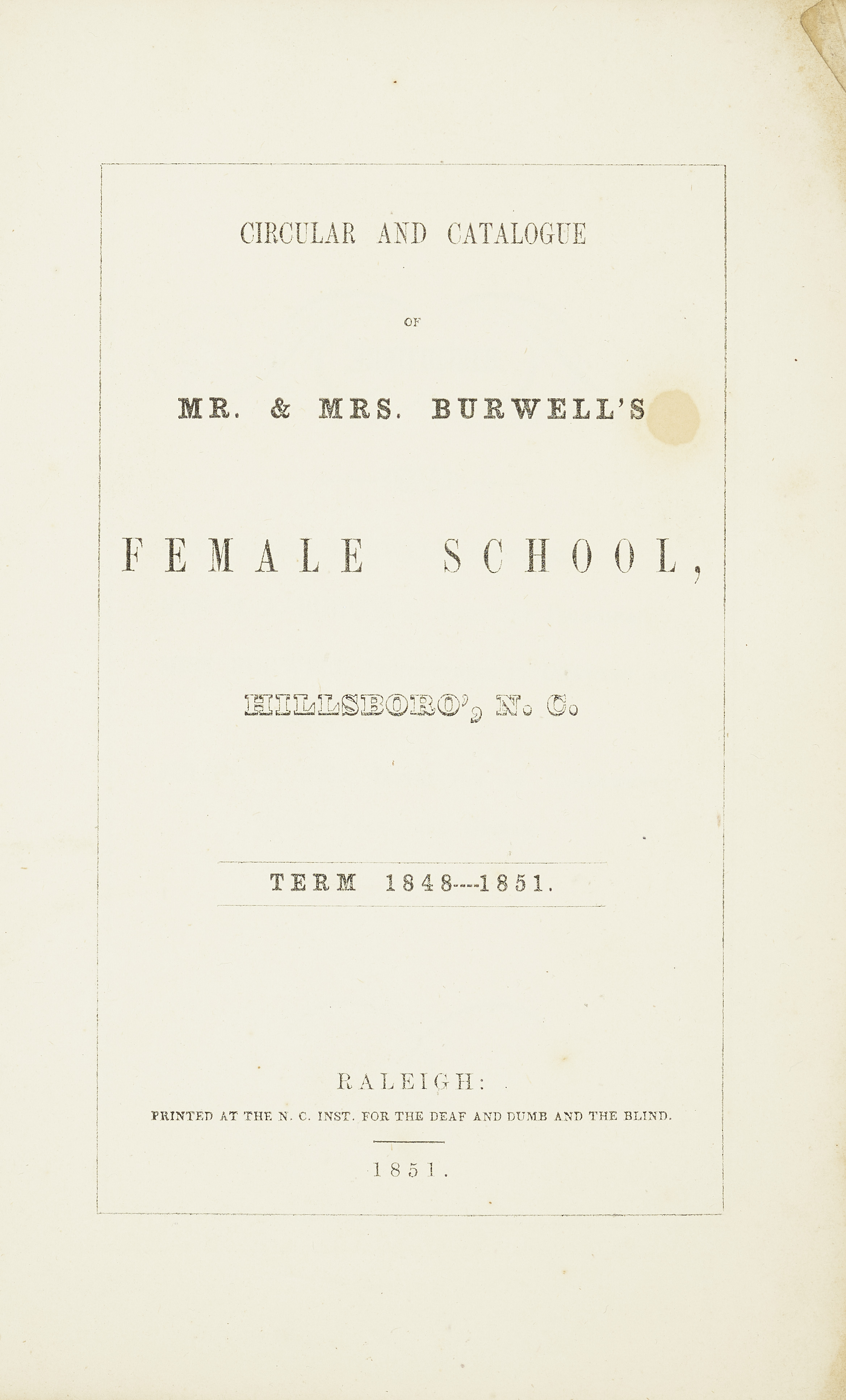 The Circular [1848-1851]