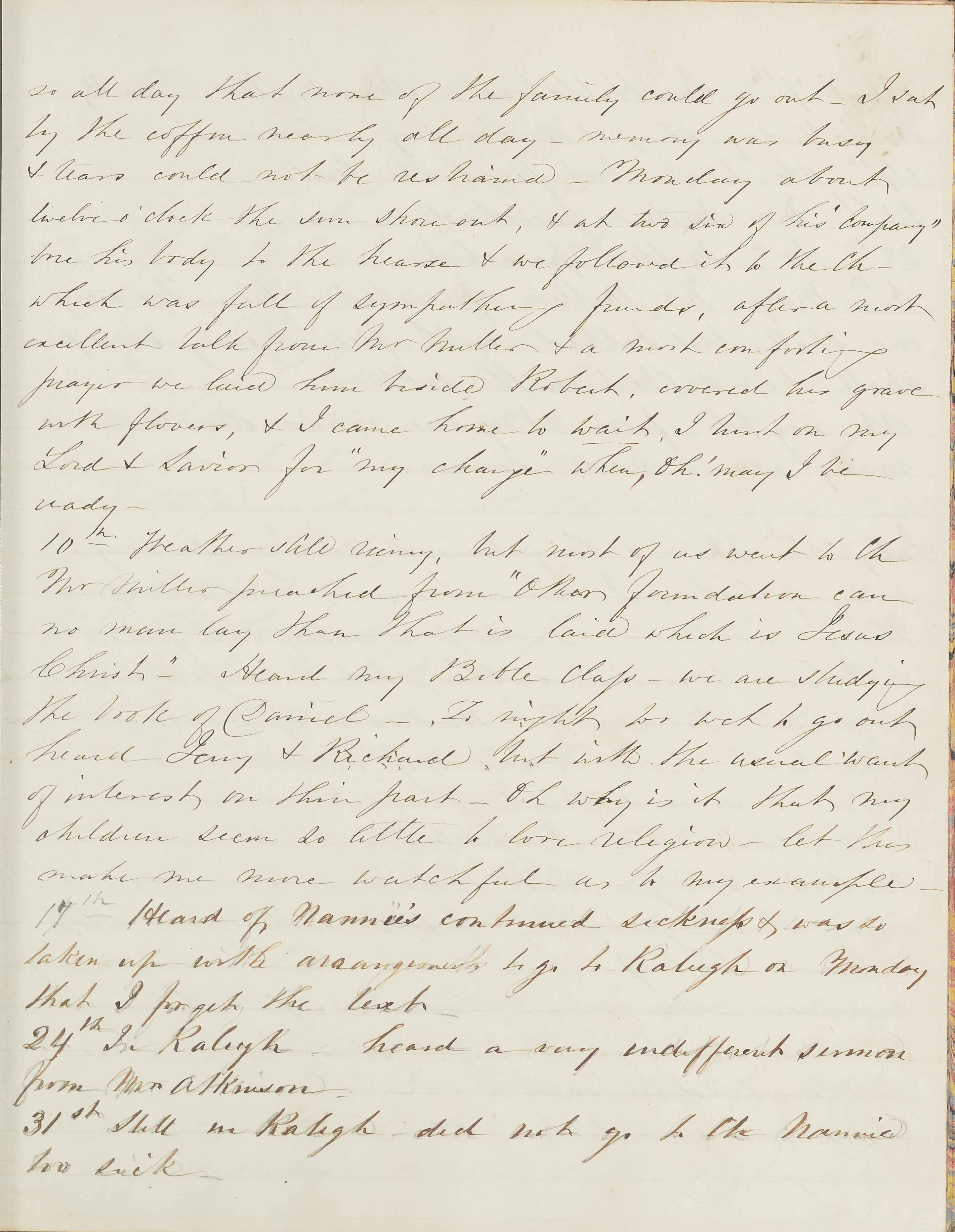 Margaret Anna Robertson Burwell Diary [1866-1871]