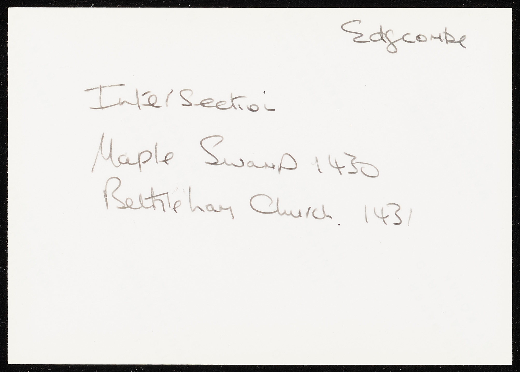 Houses of Maple Swamp