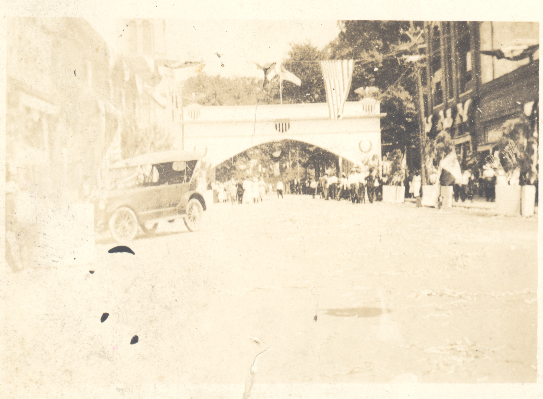 Victory Arch, 400 Block of Main Street, Tarboro, N.C.