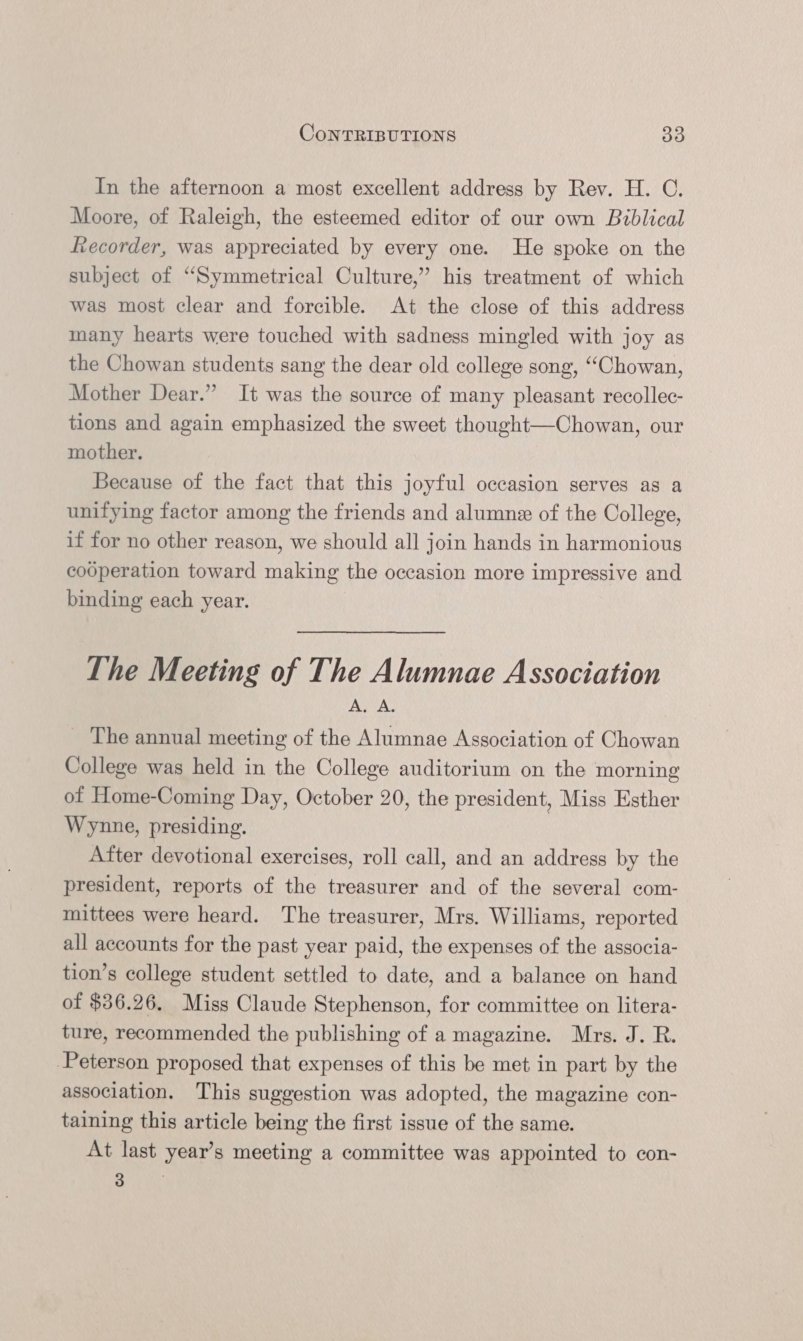 The Columns [November 1914]