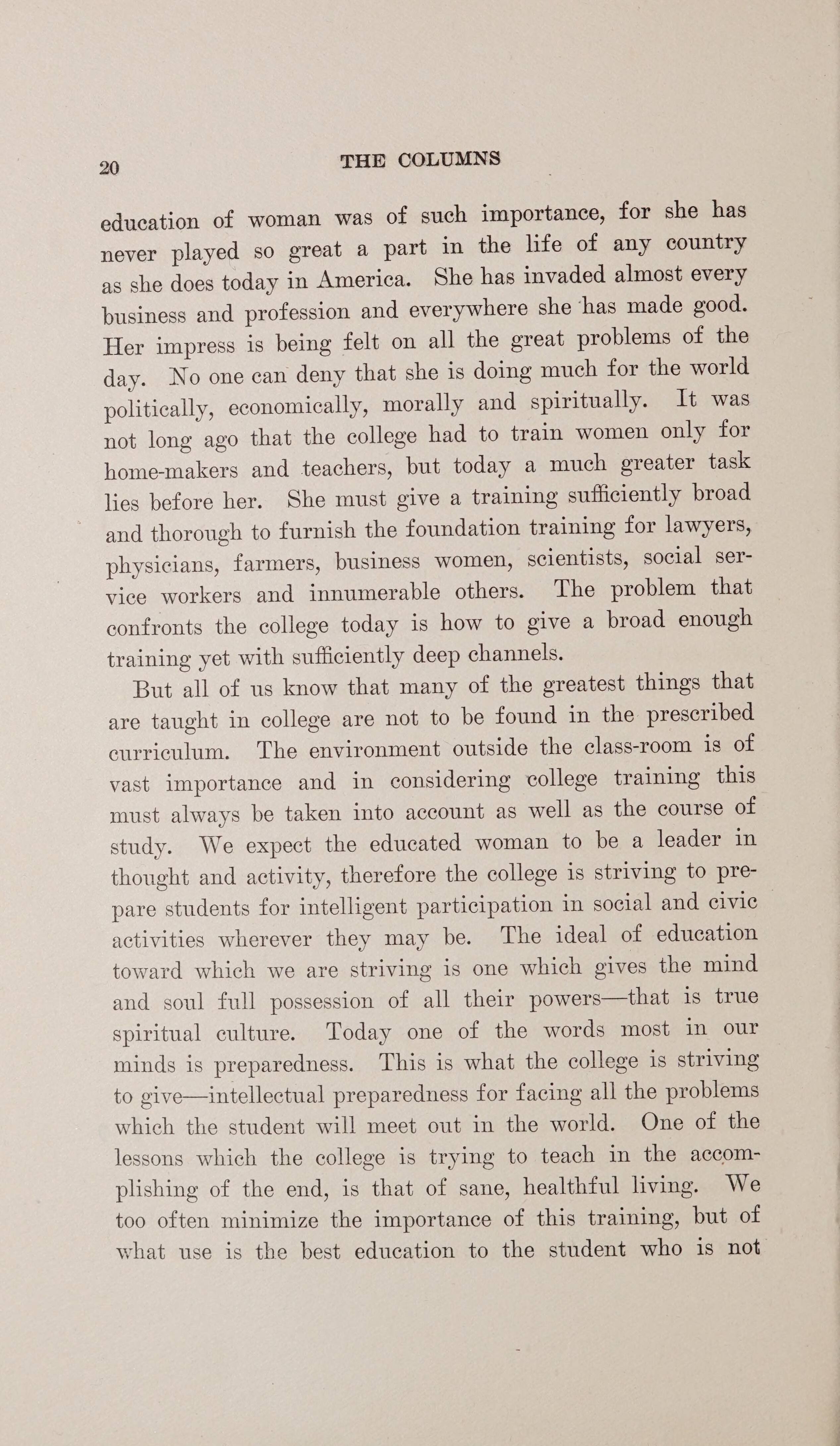 The Columns [May 1917]