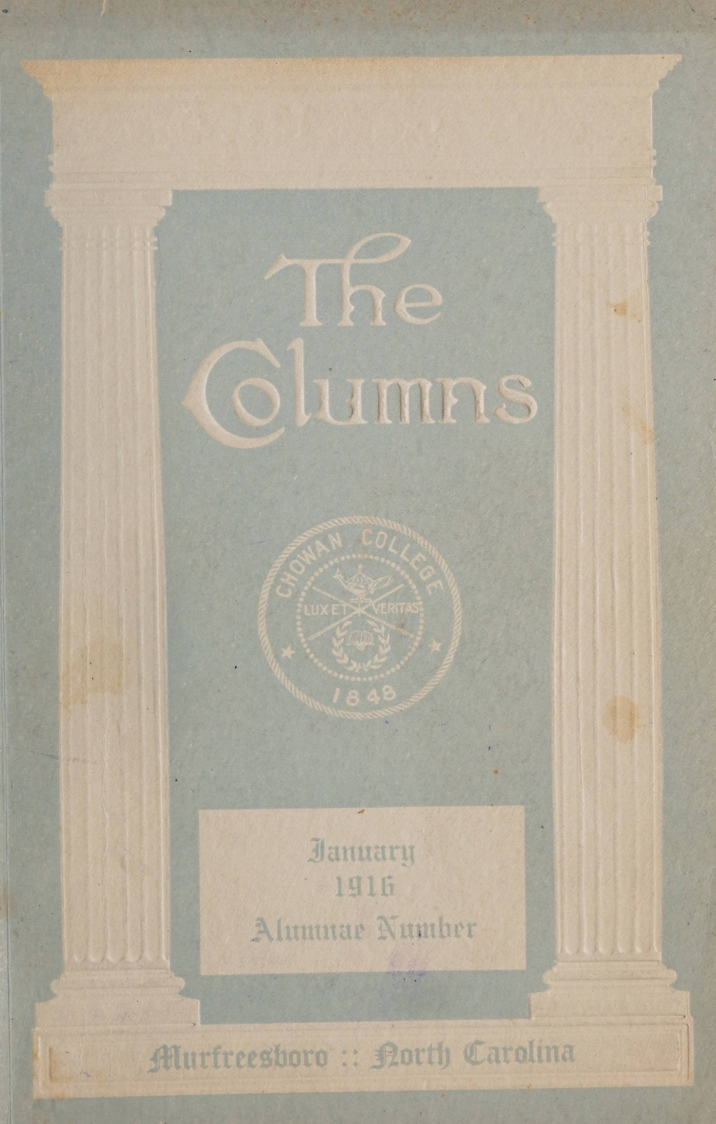 The Columns [January 1916]