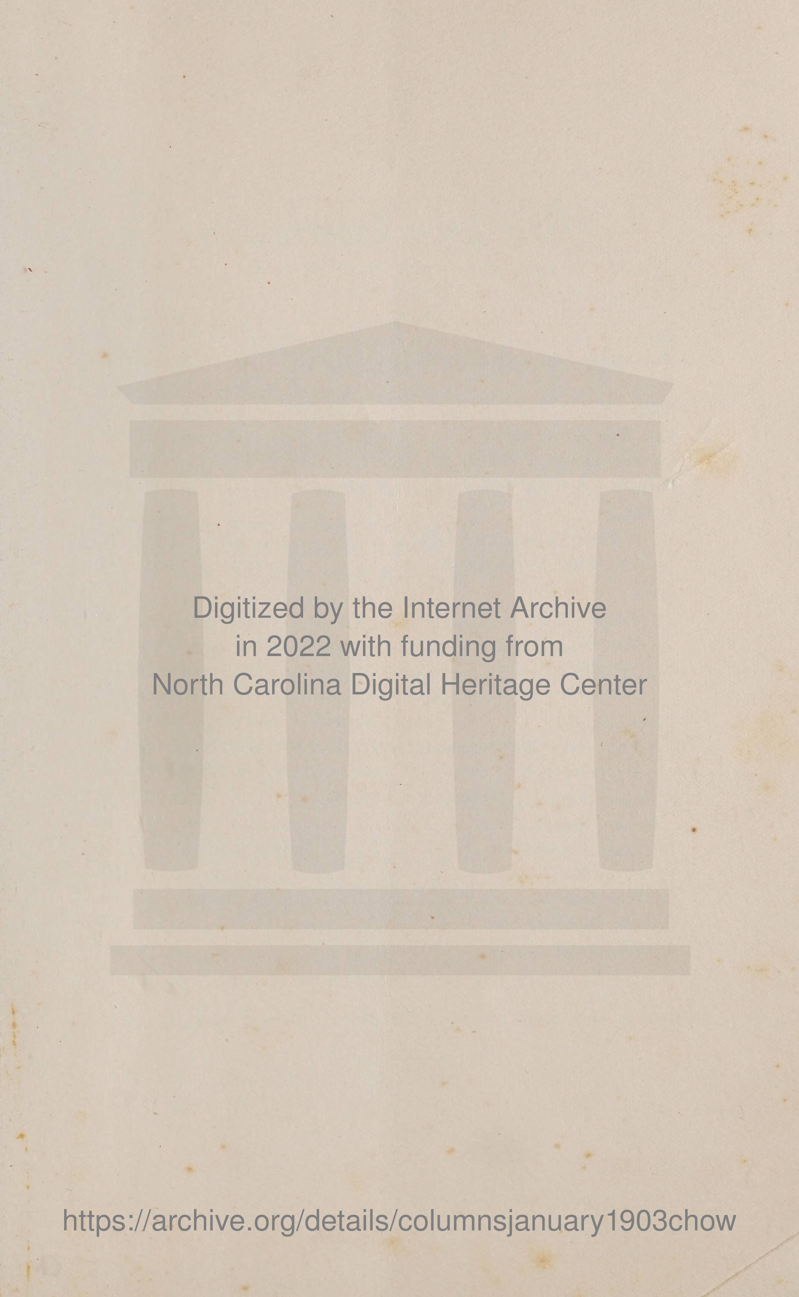 The Columns [January 1917]