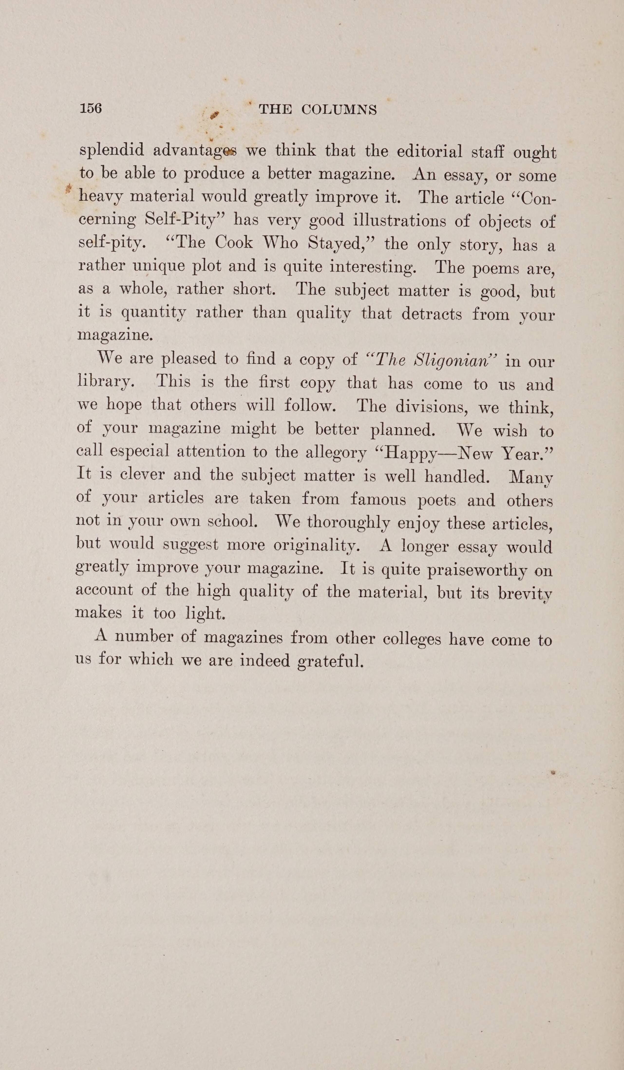 The Columns [March 1917]