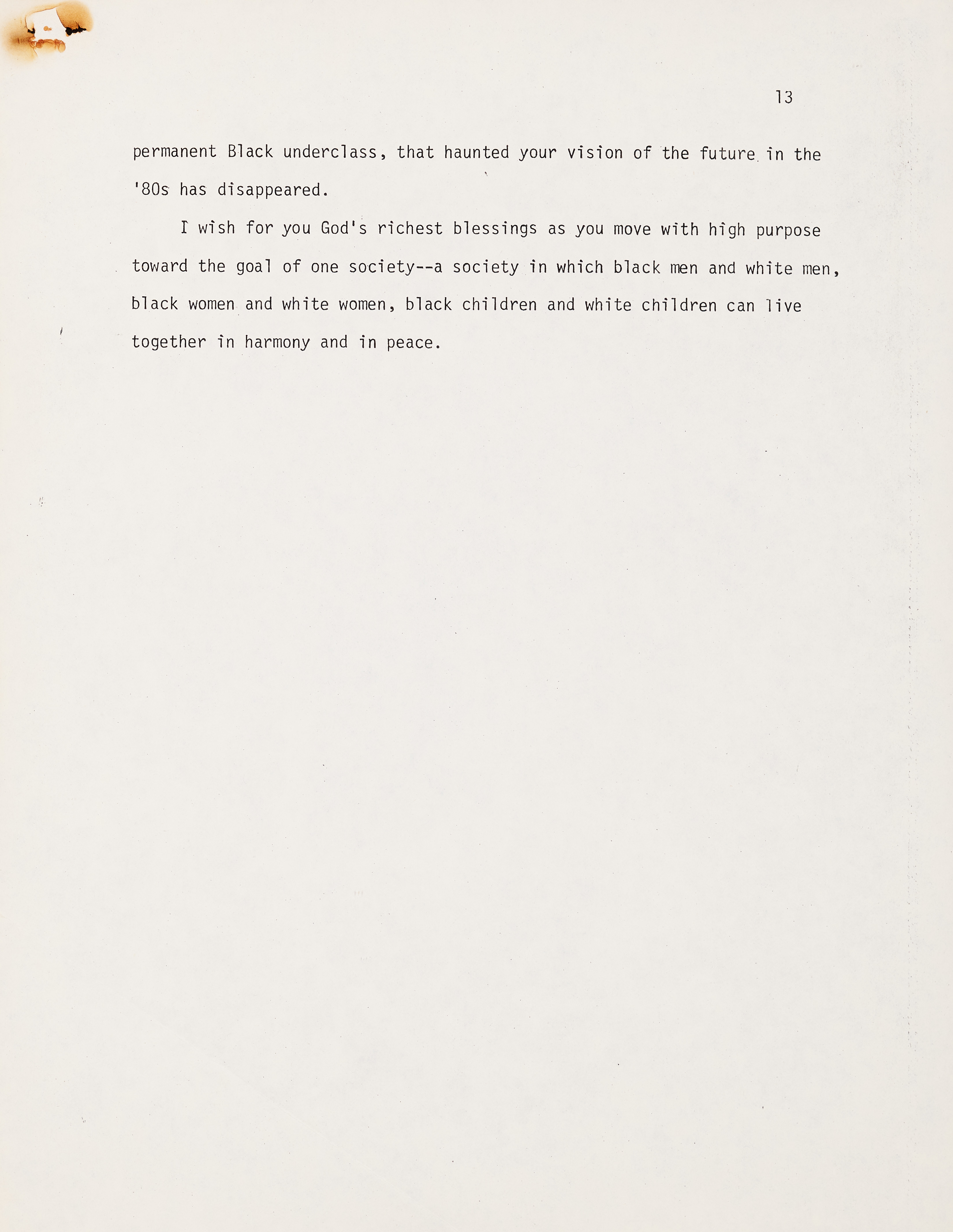 Reunion 30--A Time to Give Pause: An Address to the Hillside High ...