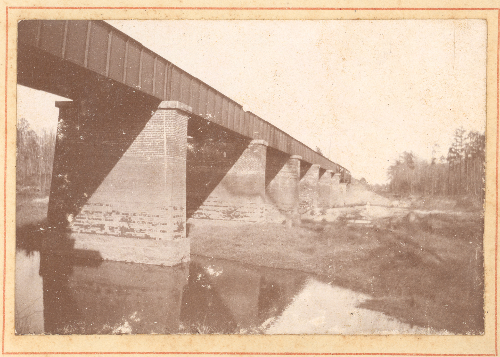 Bridge with Brick Piers