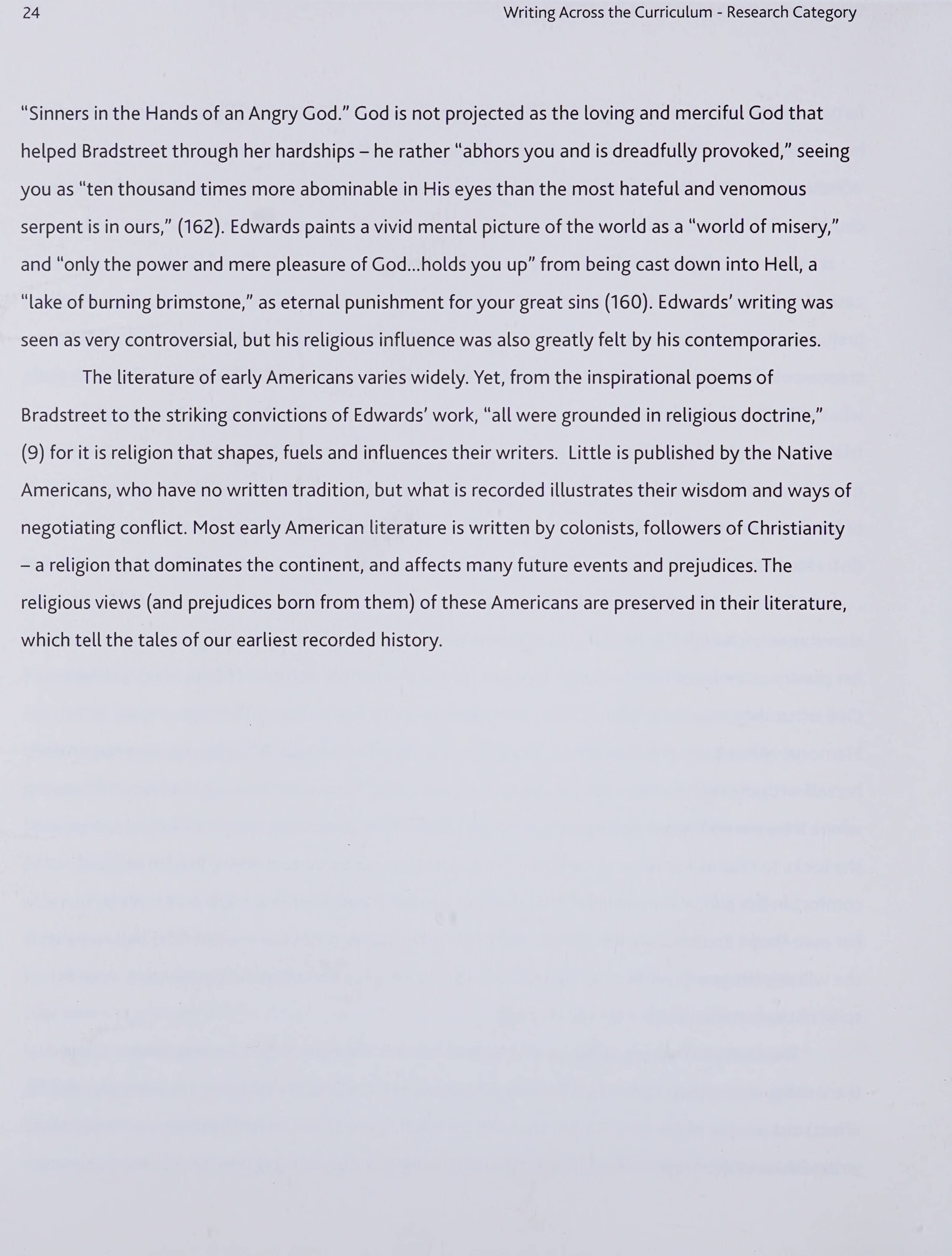 Connections: Writing Across the Curriculum Winning Essays [2014]