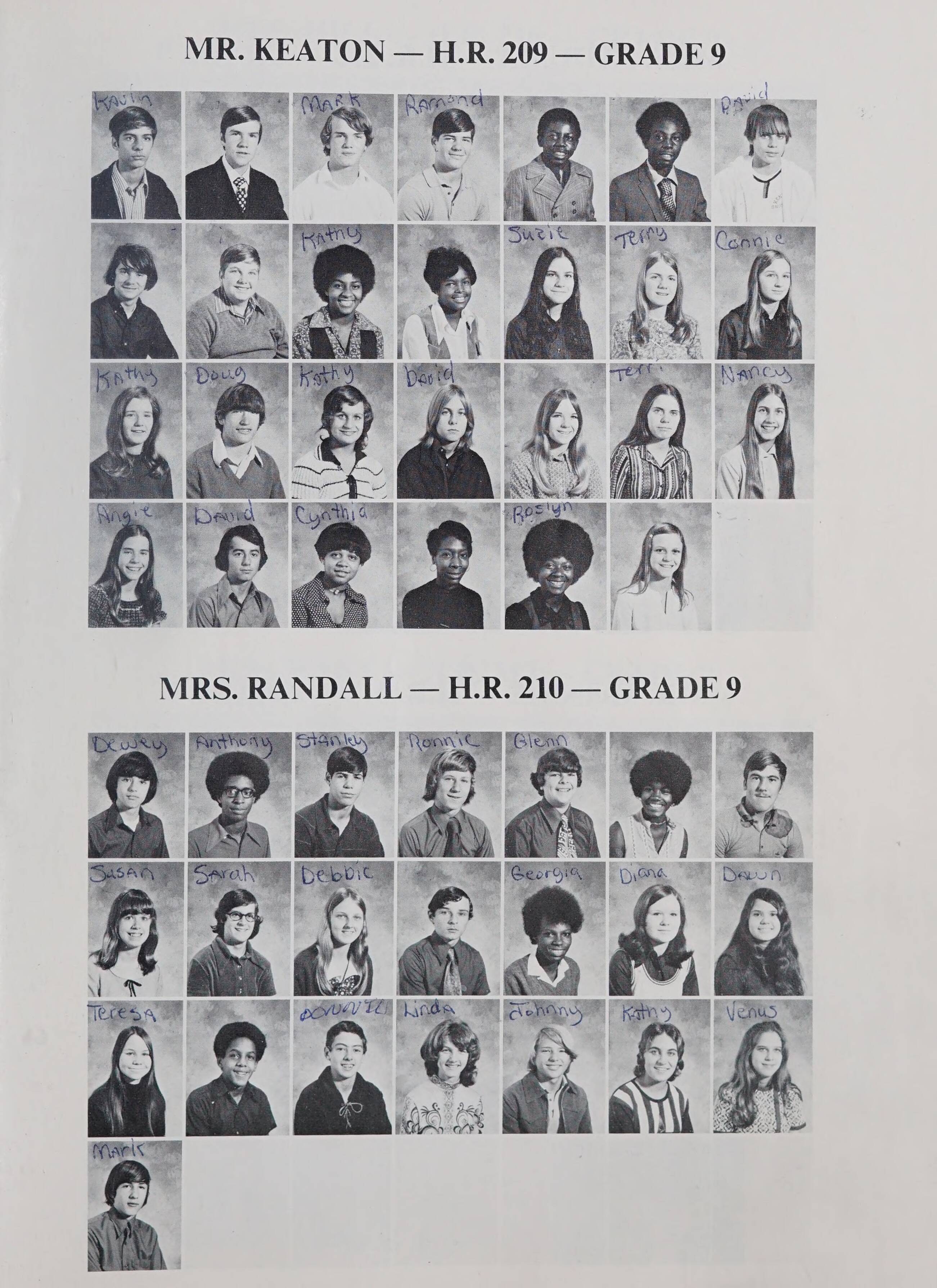 Northeast Junior High School Classbook [1972]