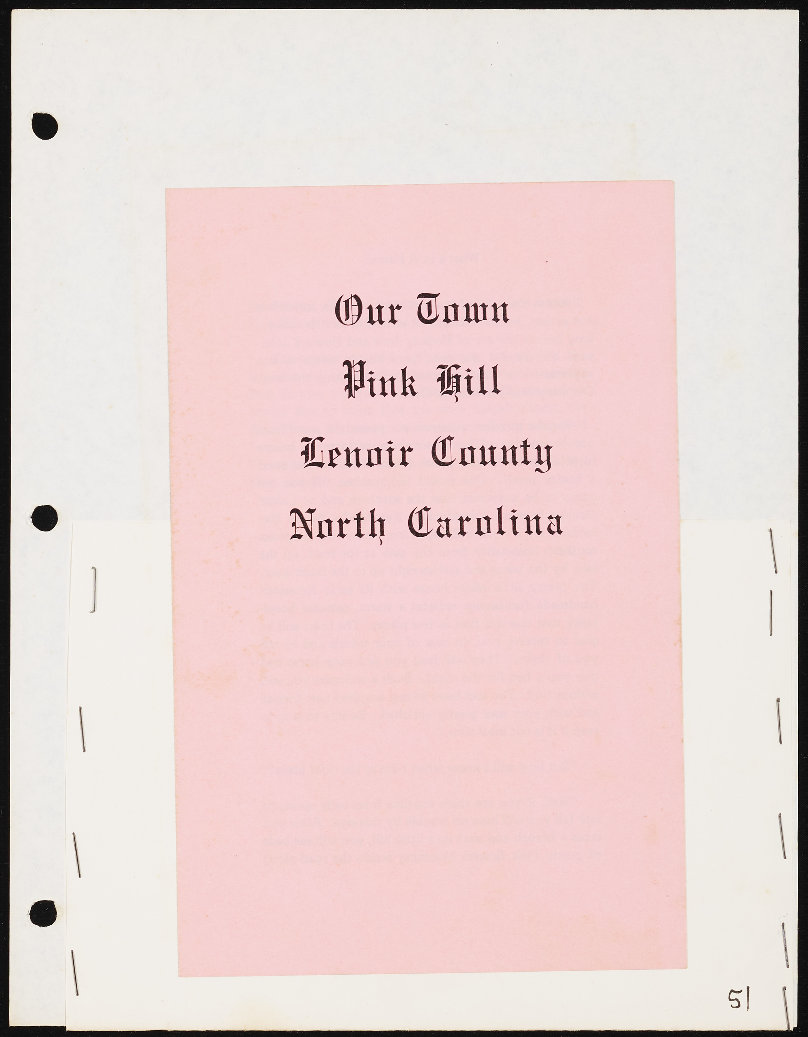 My Community: Pink Hill