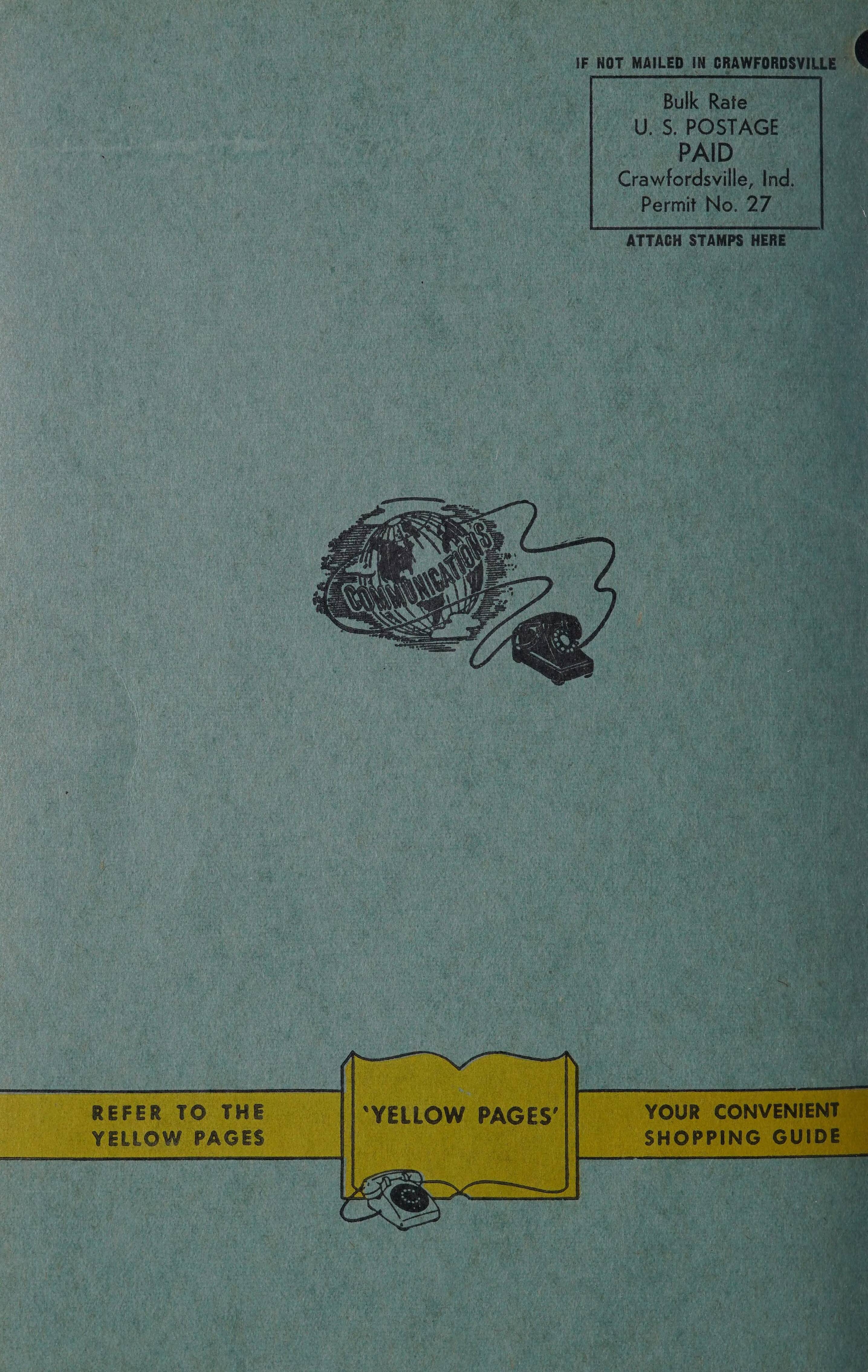 Telephone Directory [December, 1958]