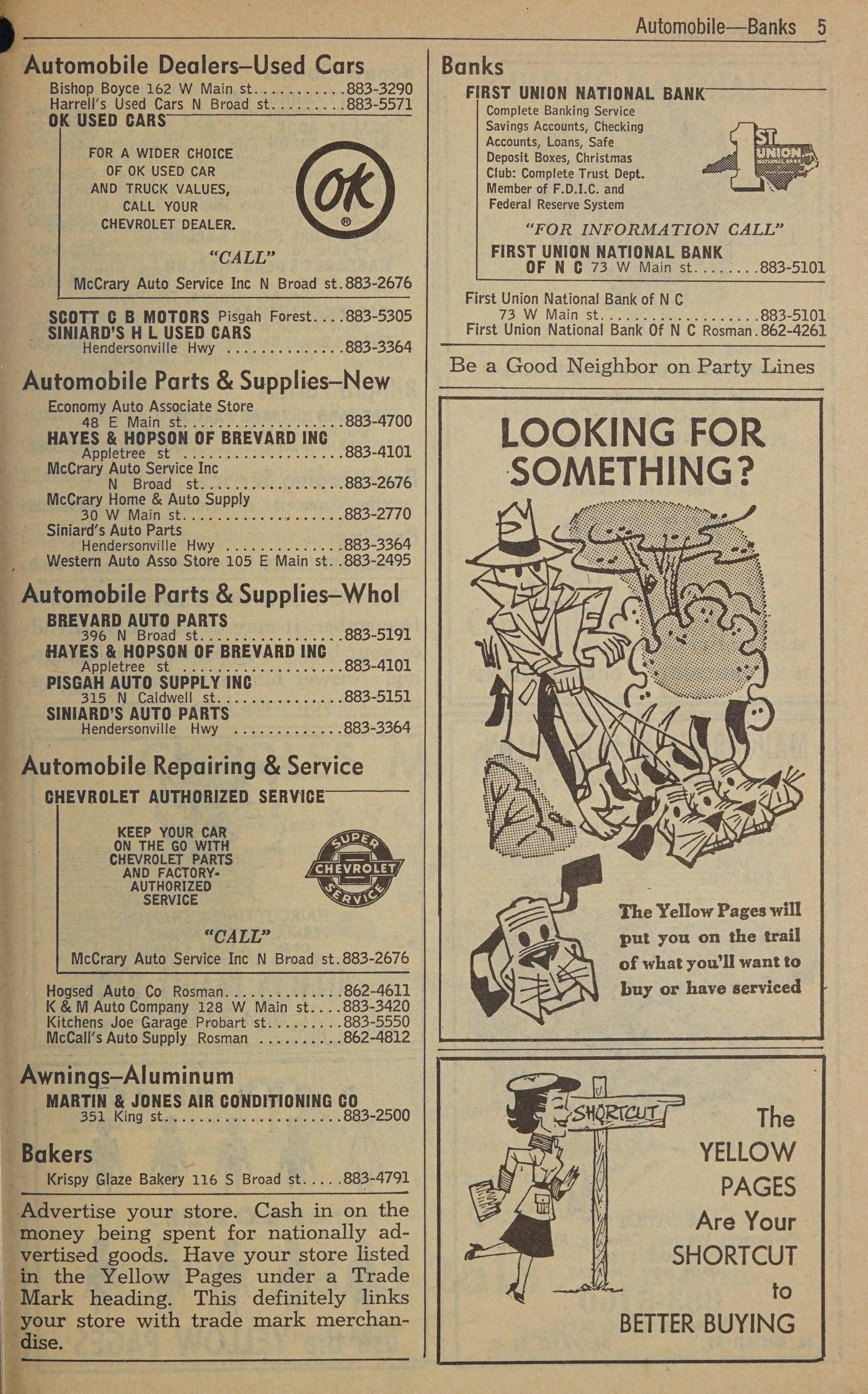 Telephone Directory [January, 1970]