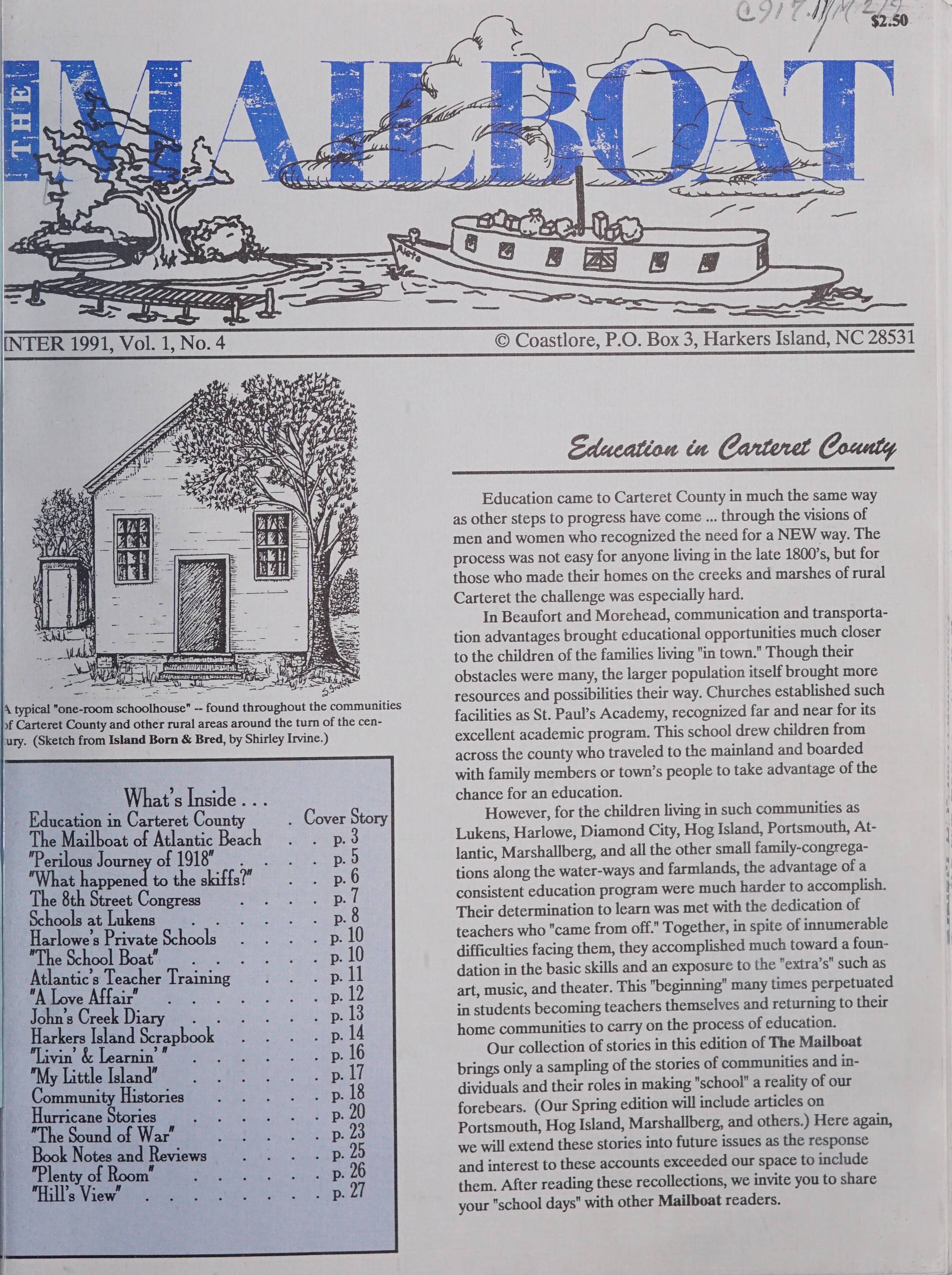 Mailboat [Vol. 1, No. 4]