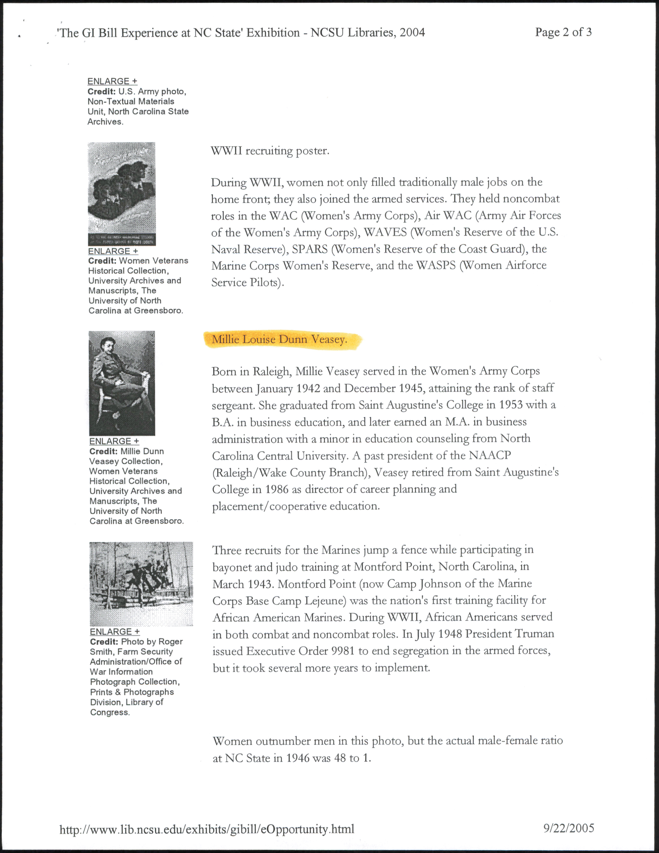 Millie Louise Dunn Veasey