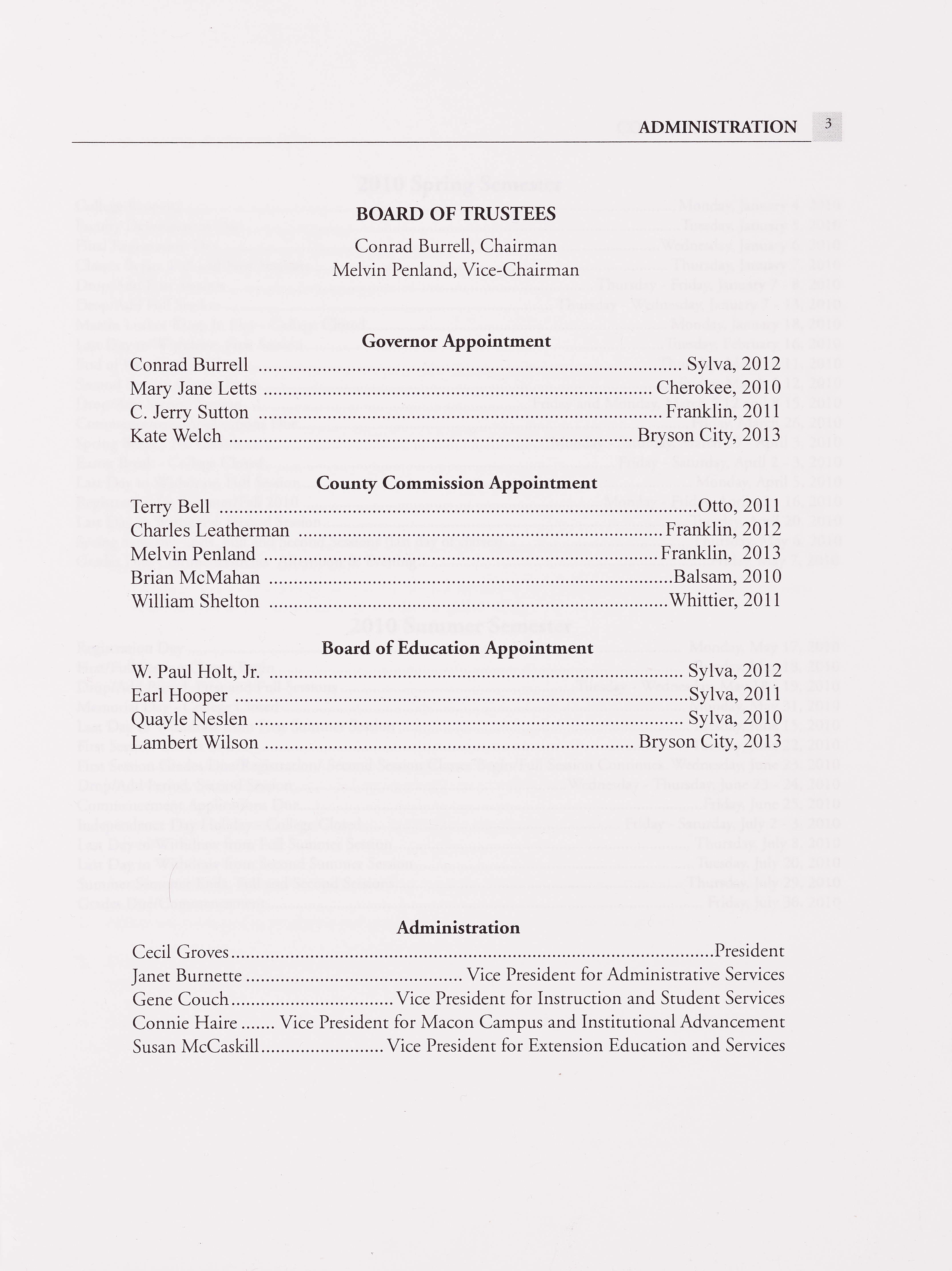 Southwestern Community College 2010 Fact Book
