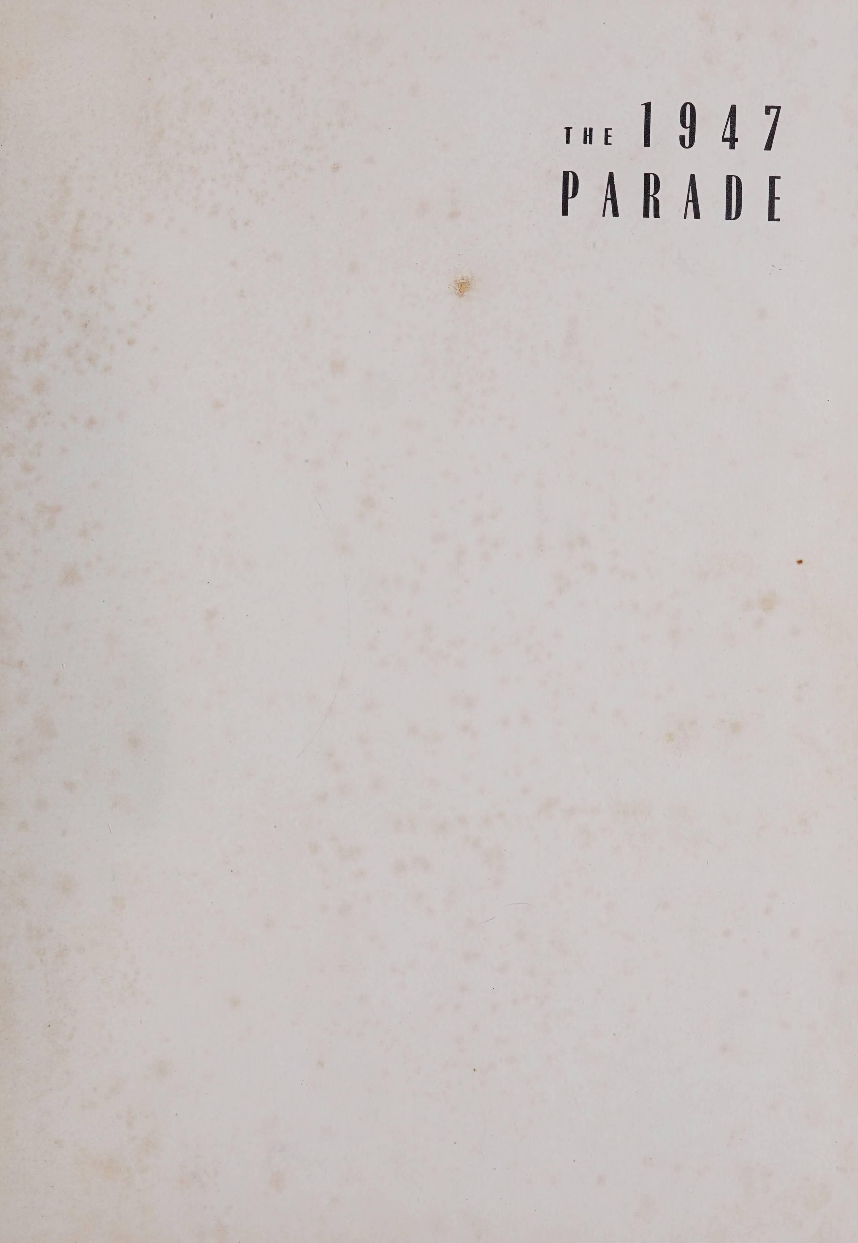 The Parade [1947]
