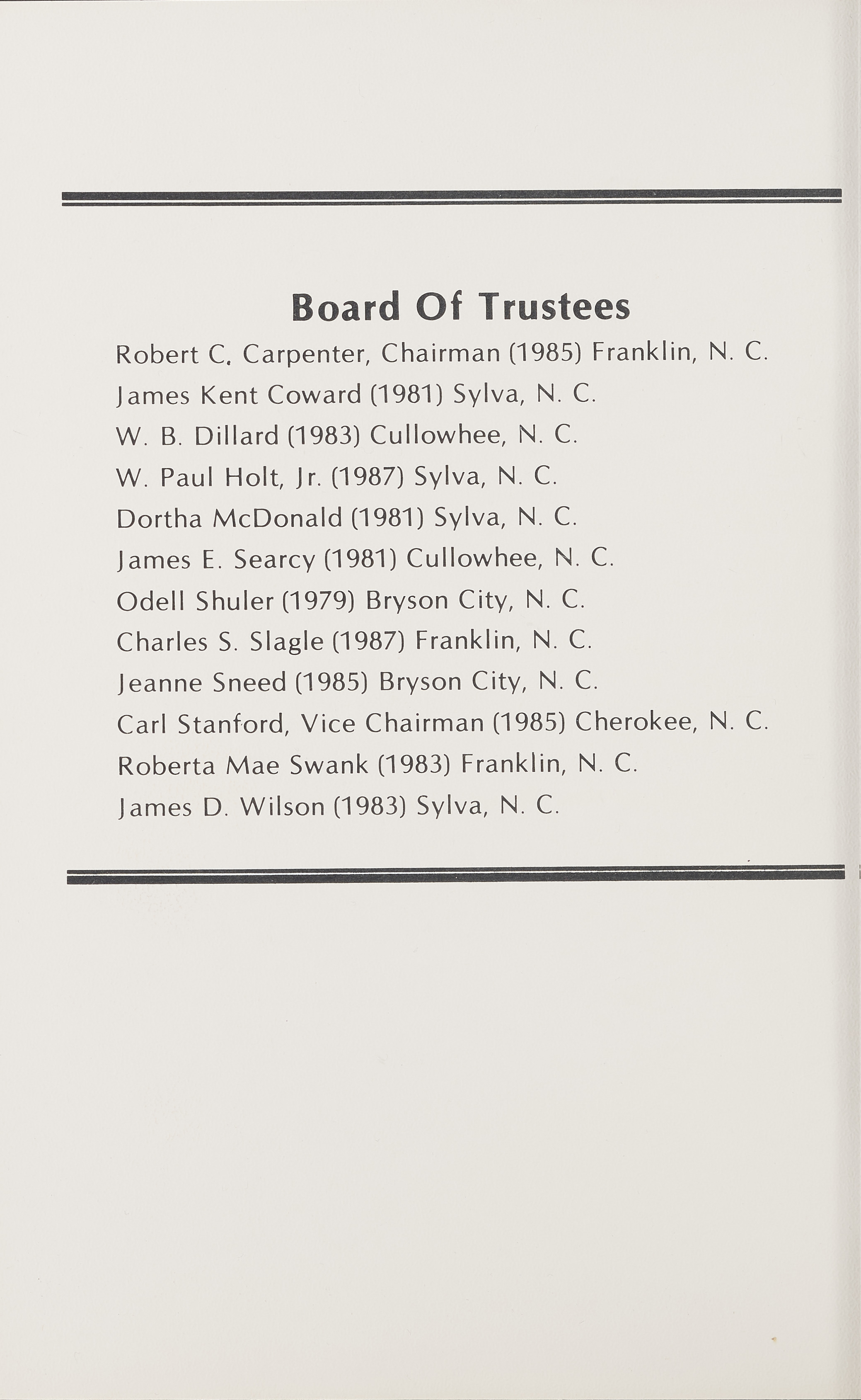 Southwestern Community College Annual Report [1978-1979]