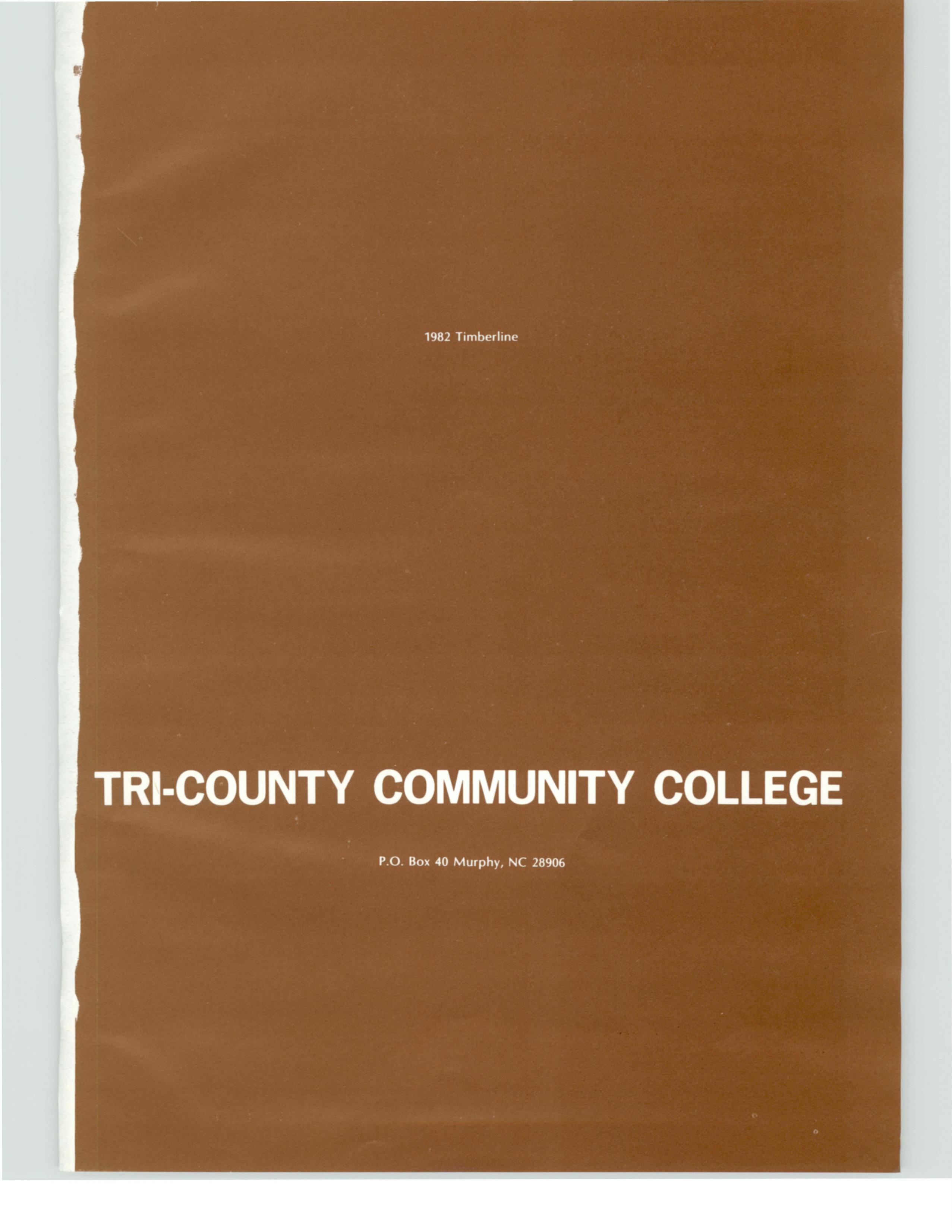 Tri-County Community College Yearbook [1982]