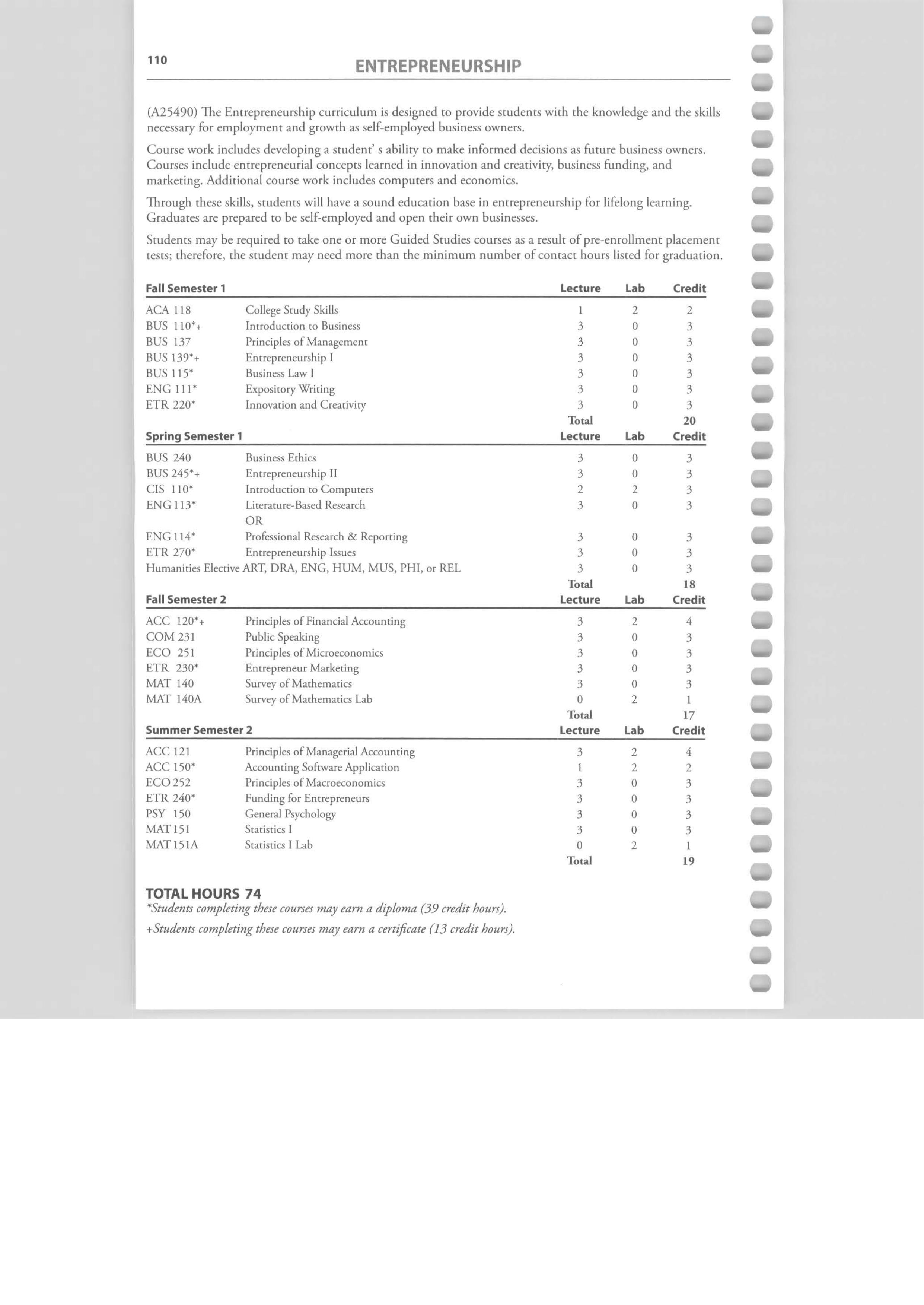 Tri-County Community College General Catalog & Student Handbook [2011-2012]