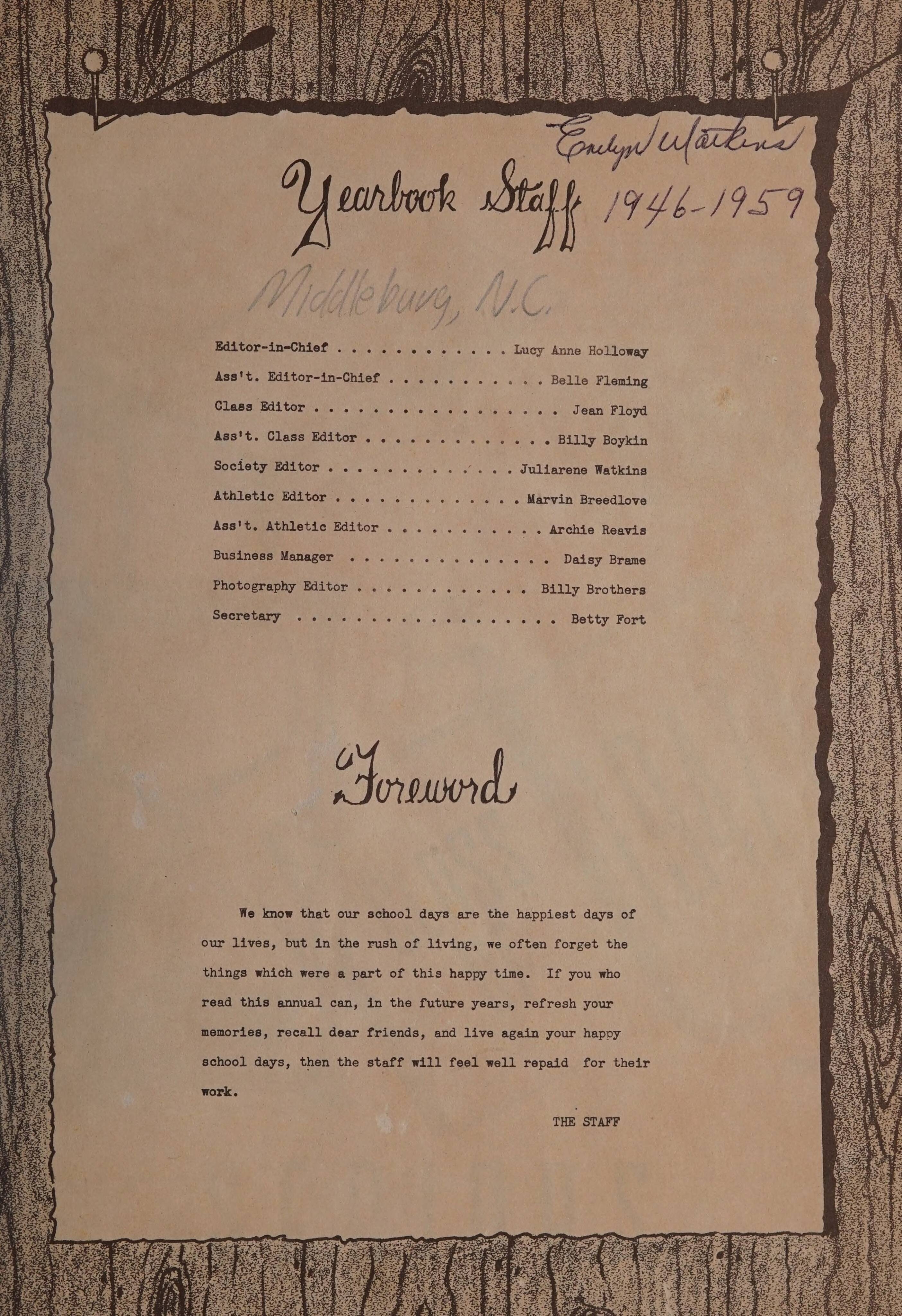 Memories [1946-1947]