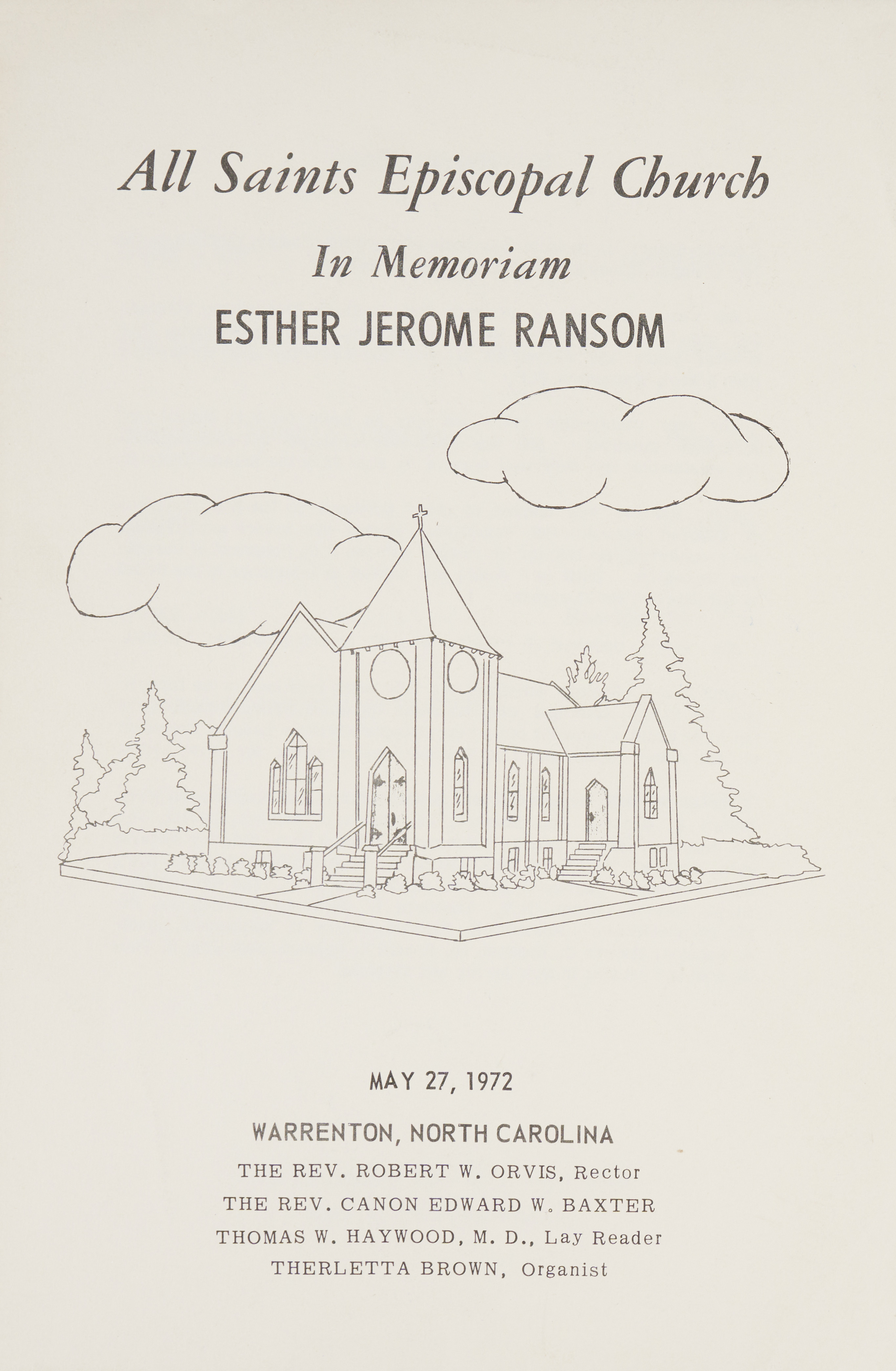 Esther Jerome Ransom Obituary
