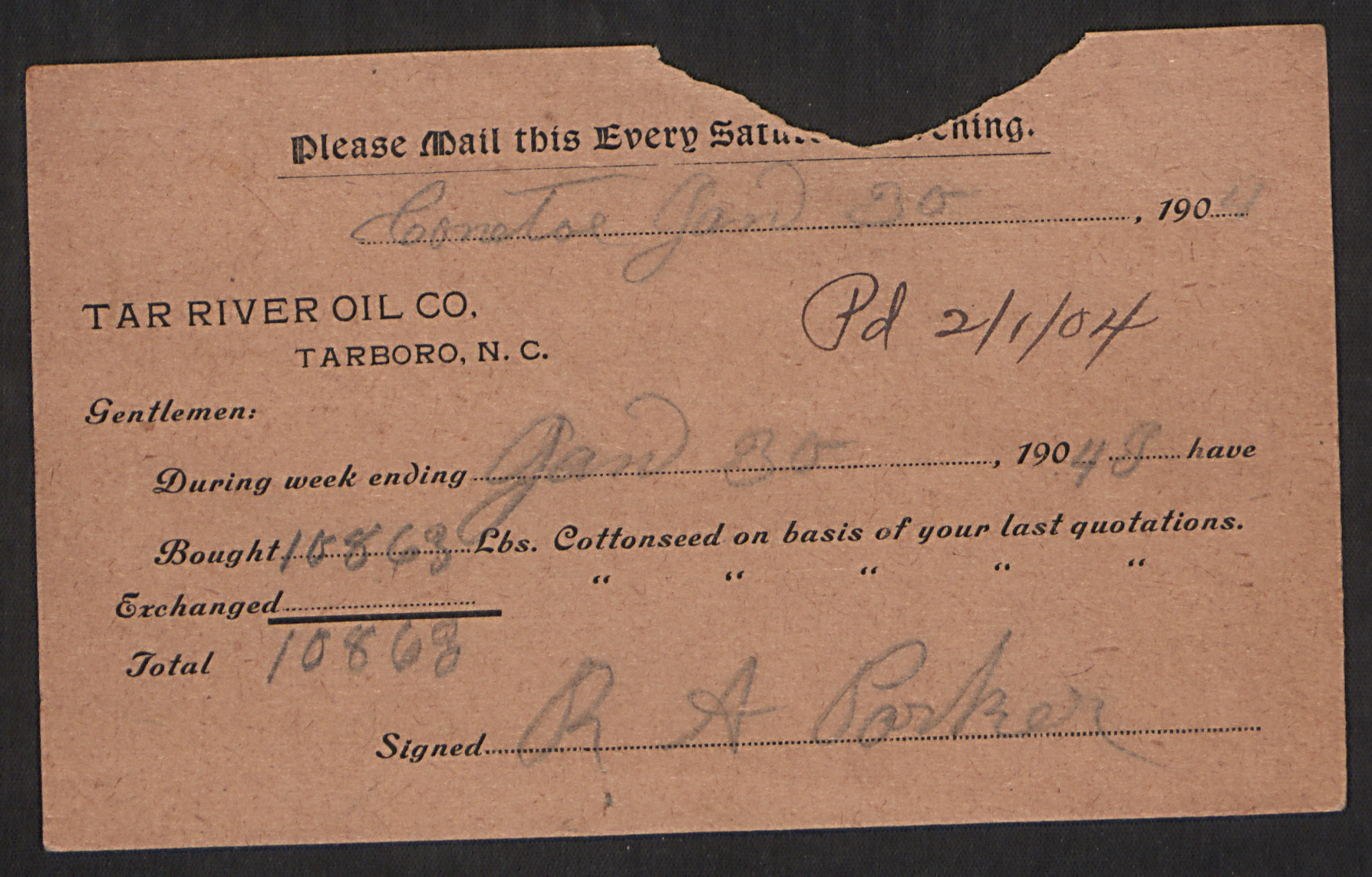 Tar River Steamboat Ephemera