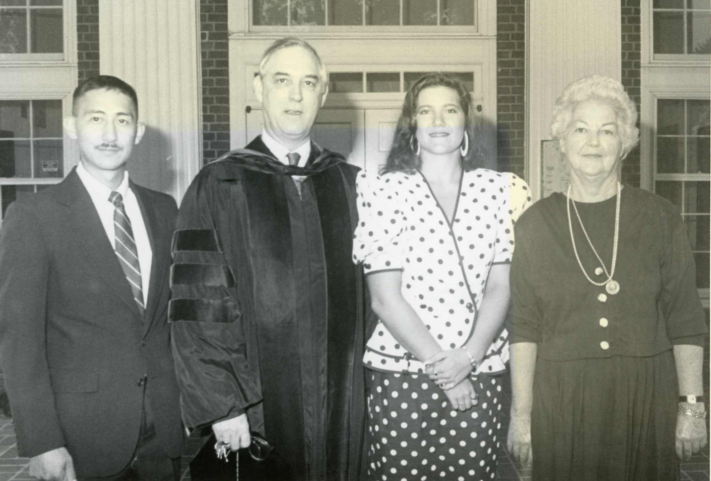 Keith Souther, Dr. Douglas O. Eason, Student, and Jane Hawthorne, Date ...