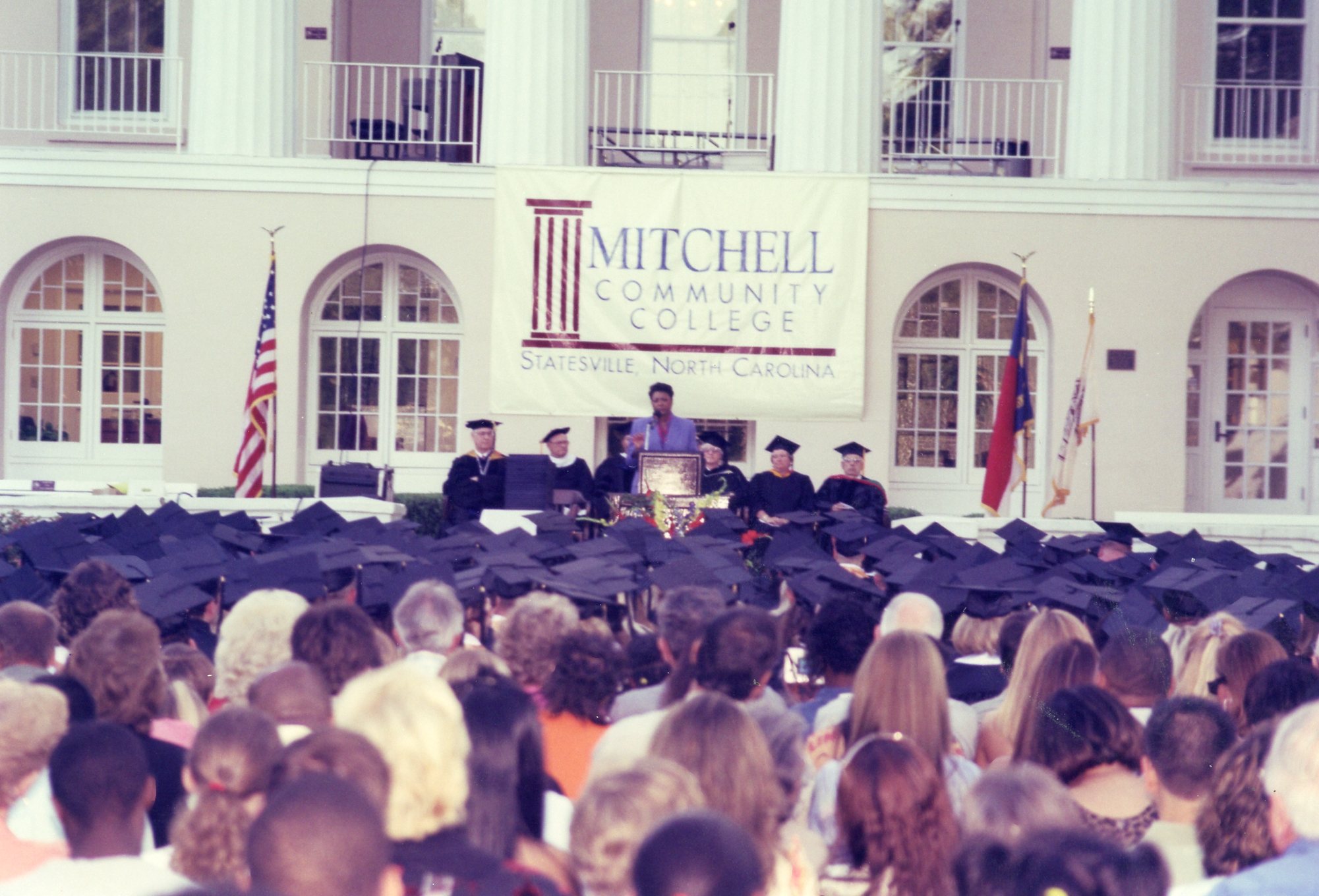 Graduates, Faculty, and Families Seated on the Mitchell Community ...
