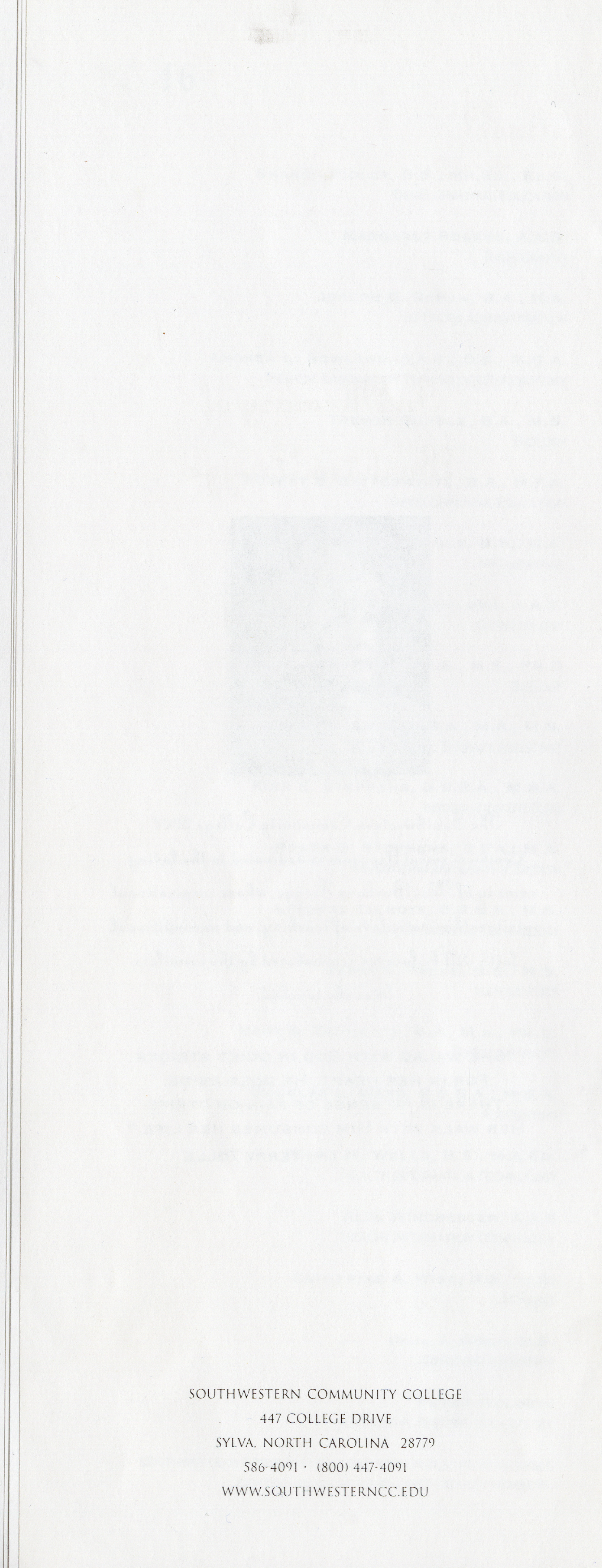 Southwestern Community College Spring Commencement [2002]