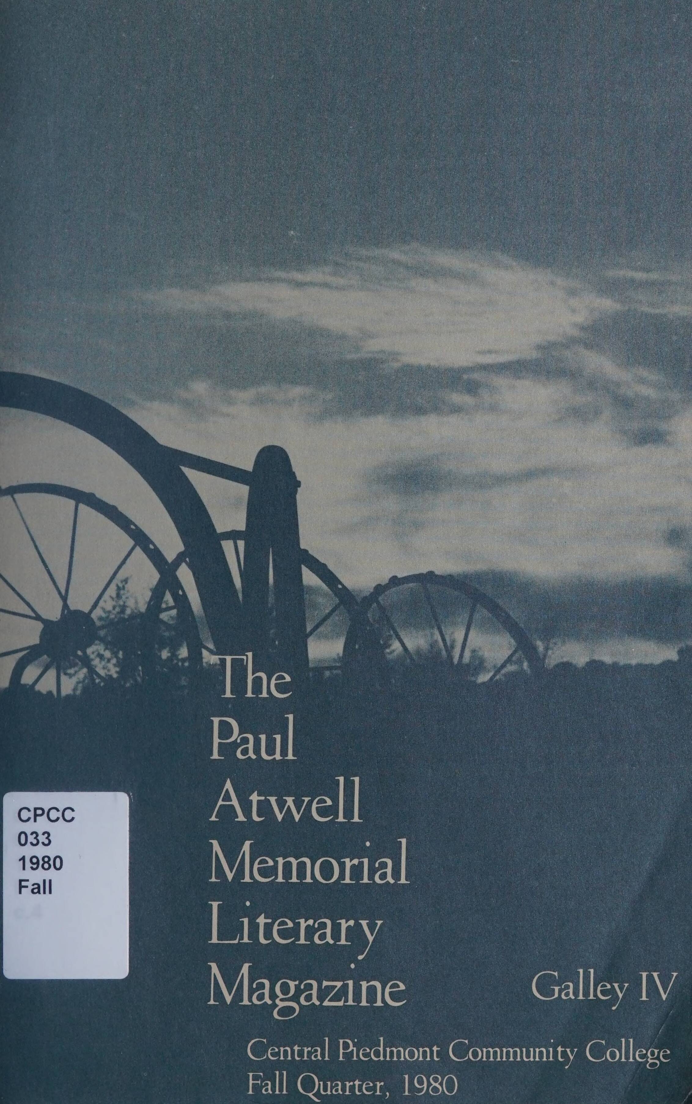 Paul Atwell Memorial Literary Magazine, Galley II (Vol. 1, No. 2 ...