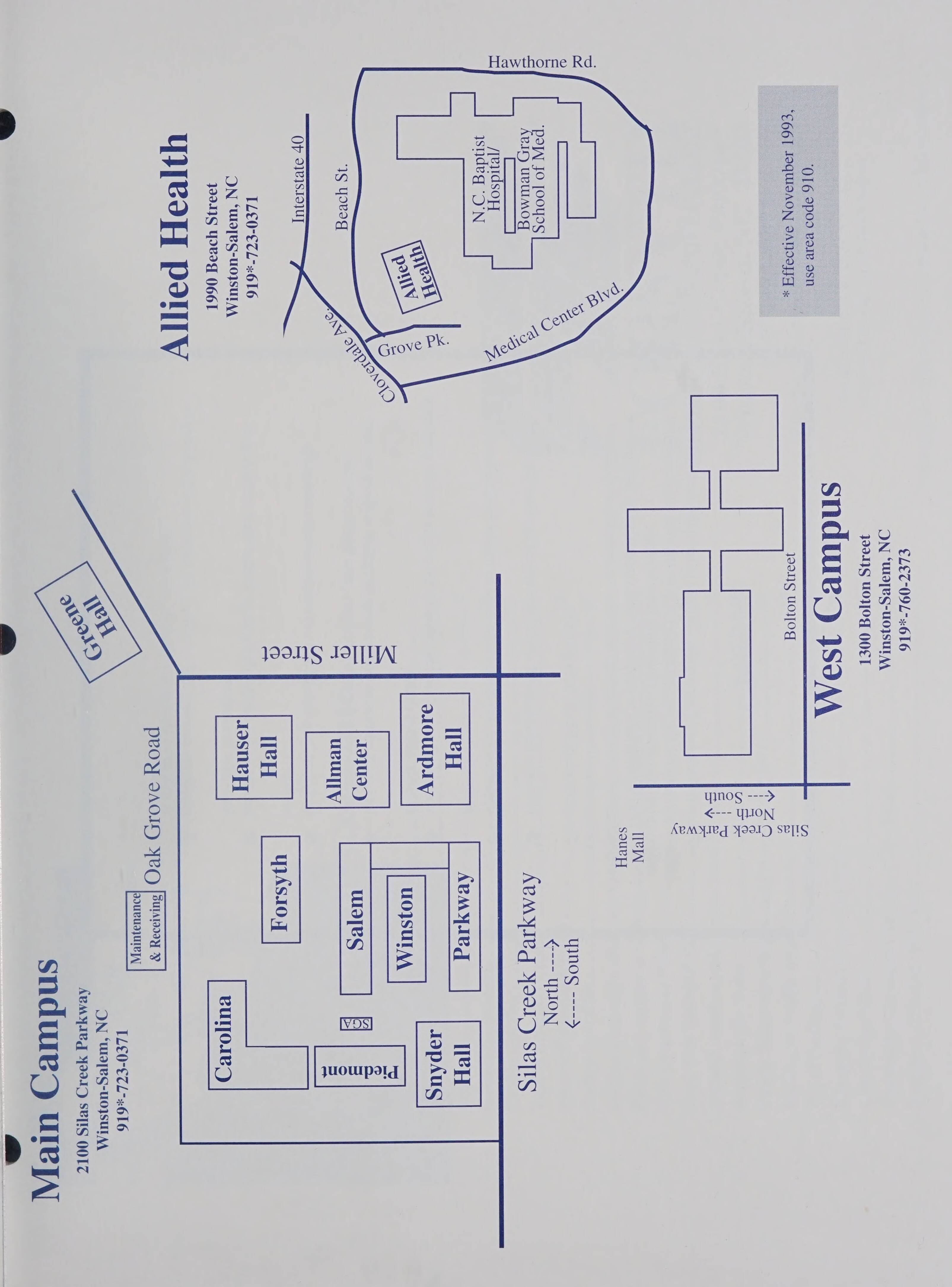Forsyth Tech Community College Handbooks [1993-1994]