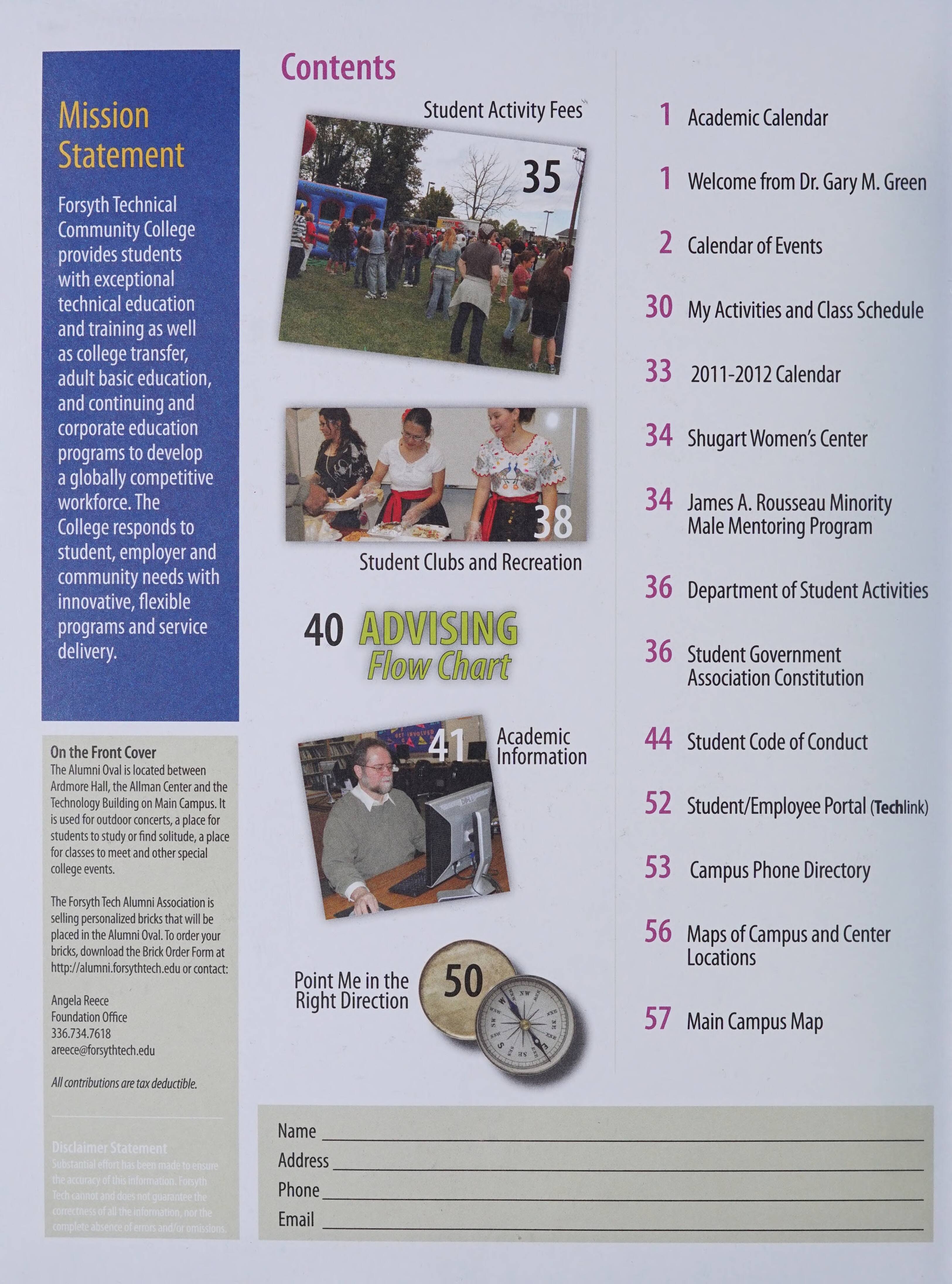 Forsyth Tech Community College Planner [2011-2012]