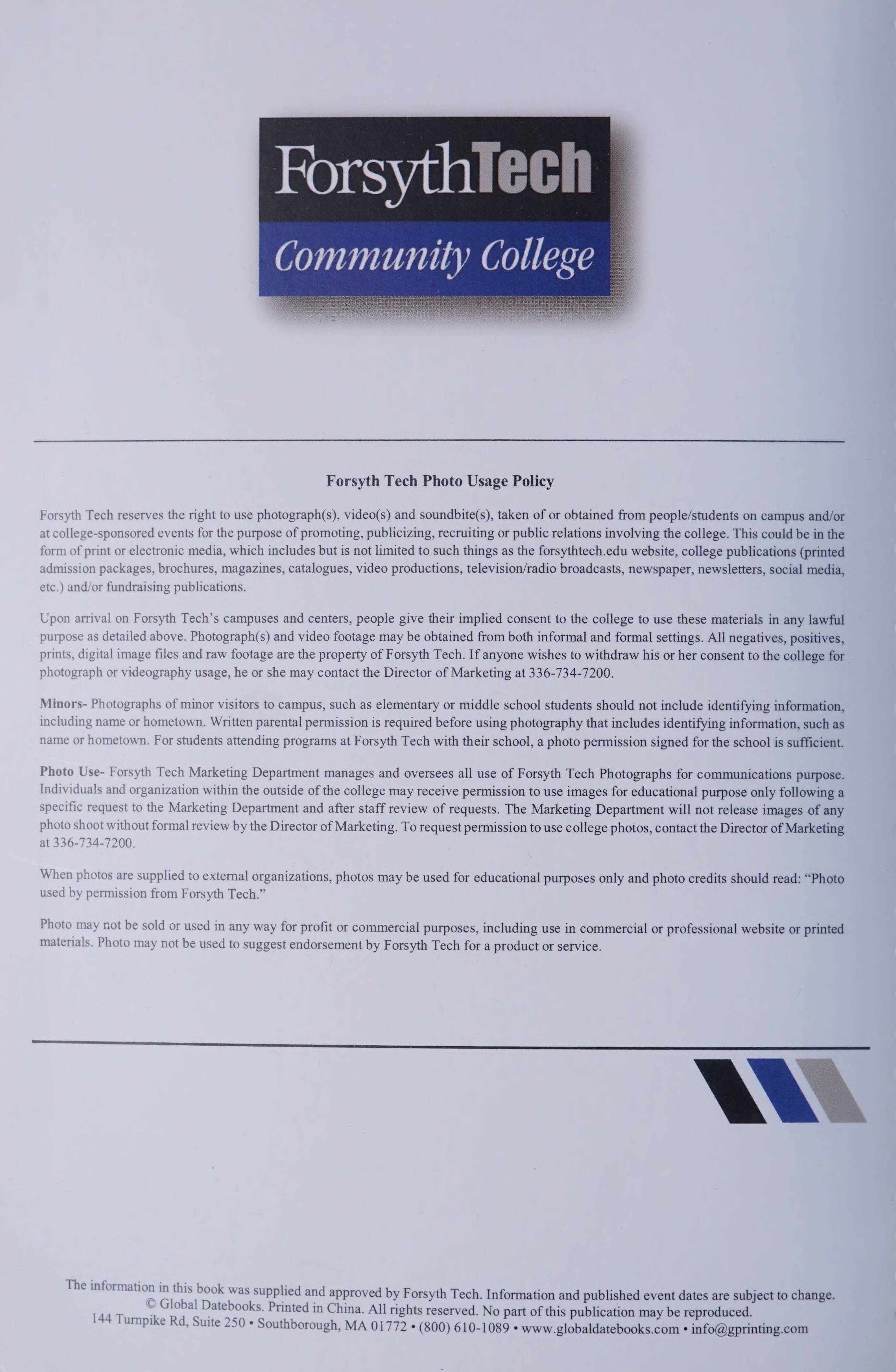 Forsyth Tech Community College Planner [2018-2019]