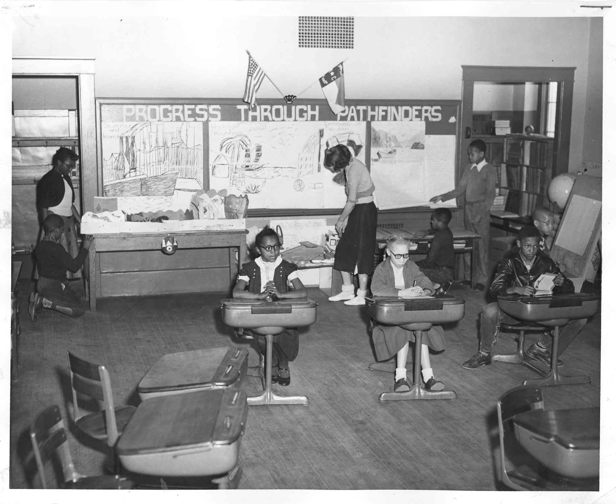 Classroom Scenes from Winston-Salem's Fourteenth Street School