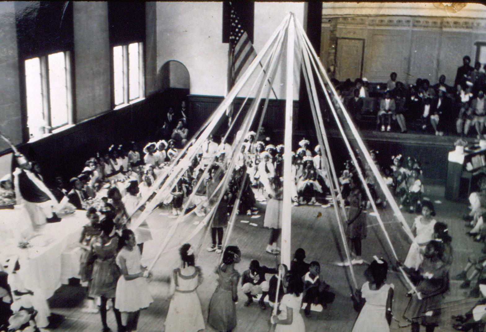 May Day Celebrations at Winston-Salem's Fourteenth Street School