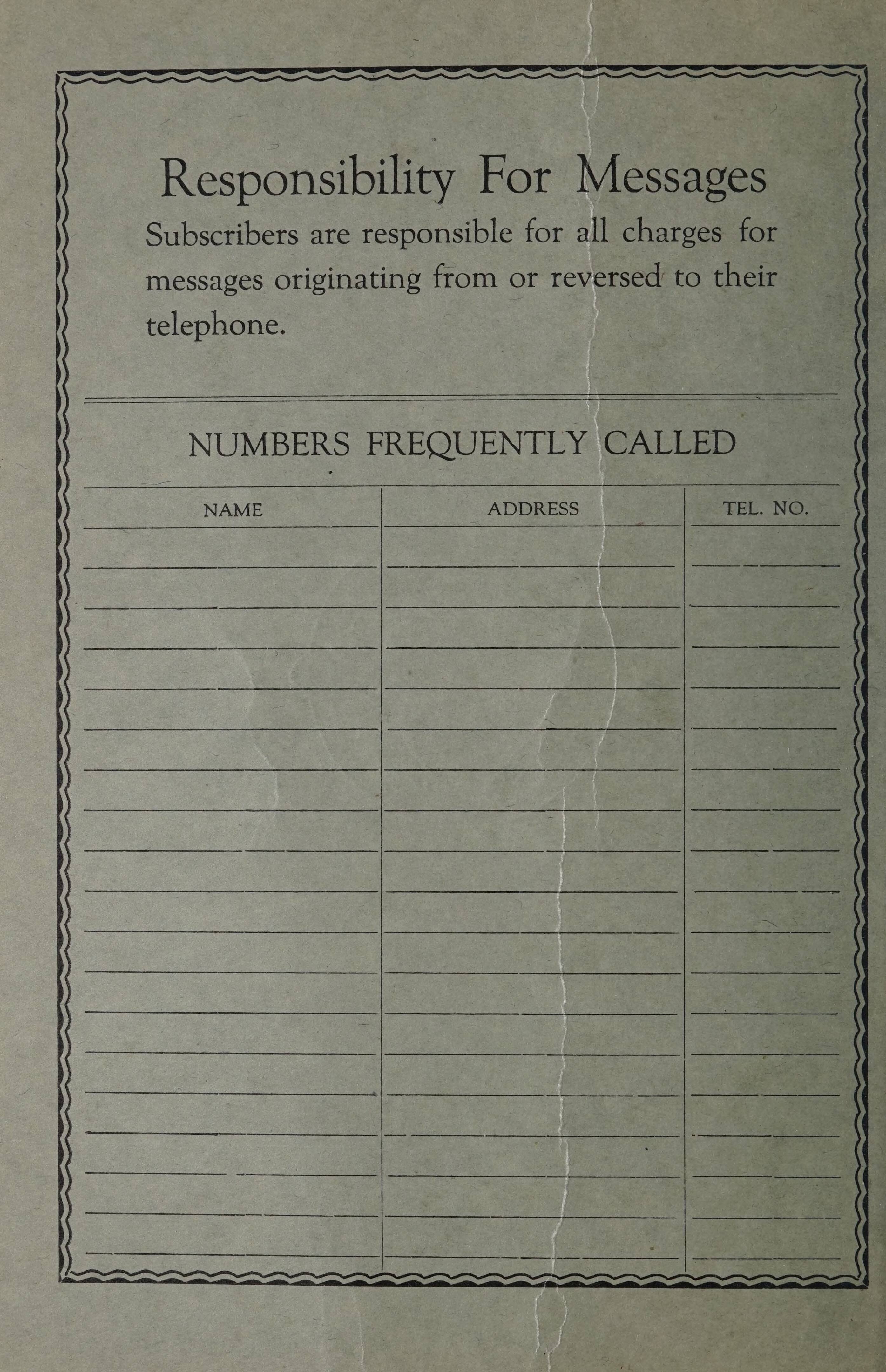 Telephone Directory of Heins Telephone Company, Sanford, Jonesboro ...