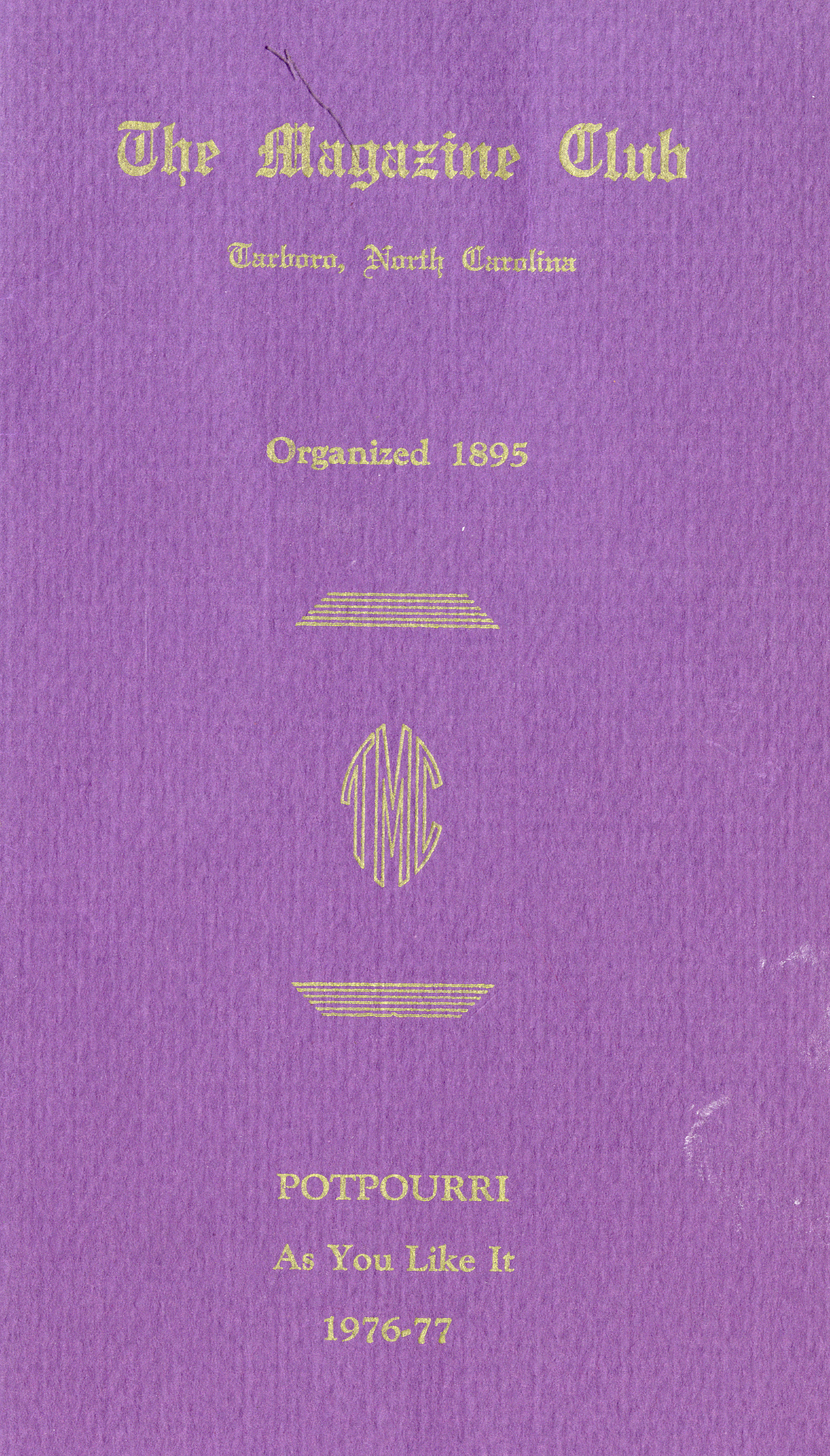 Magazine Club Programs [1976-1977]