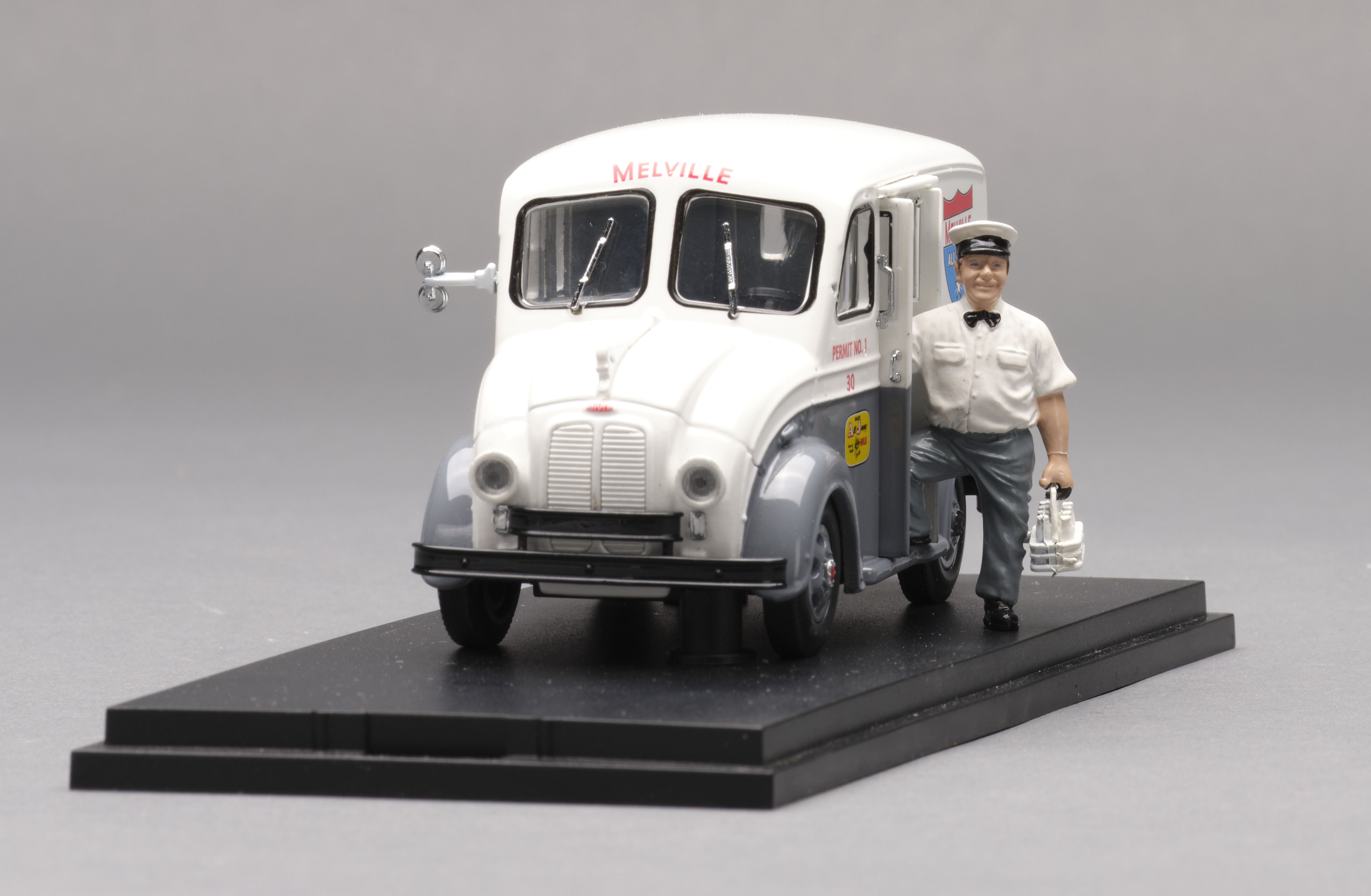 Melville All Star Dairy Delivery Truck with Delivery Person