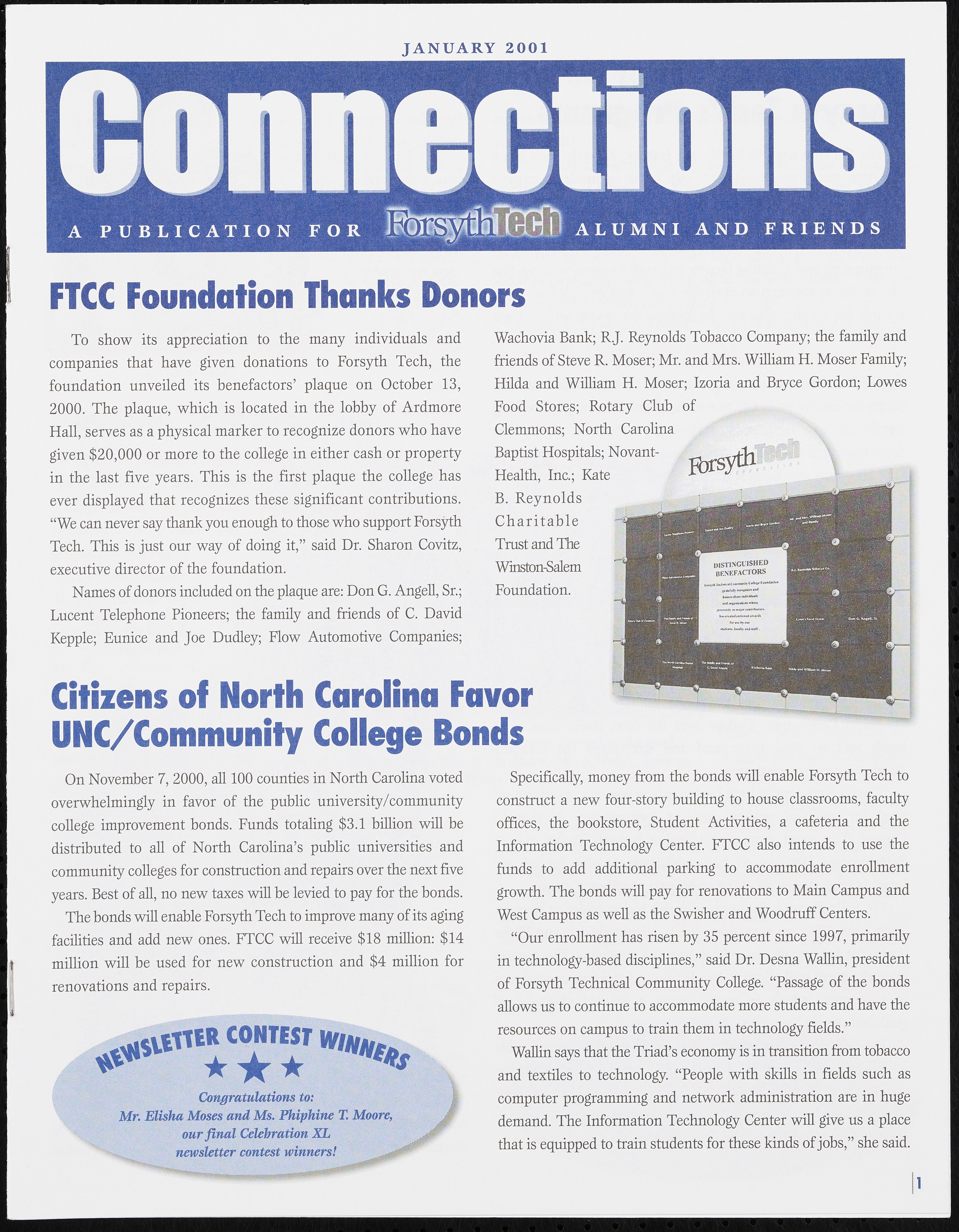 Connections [January 2001]