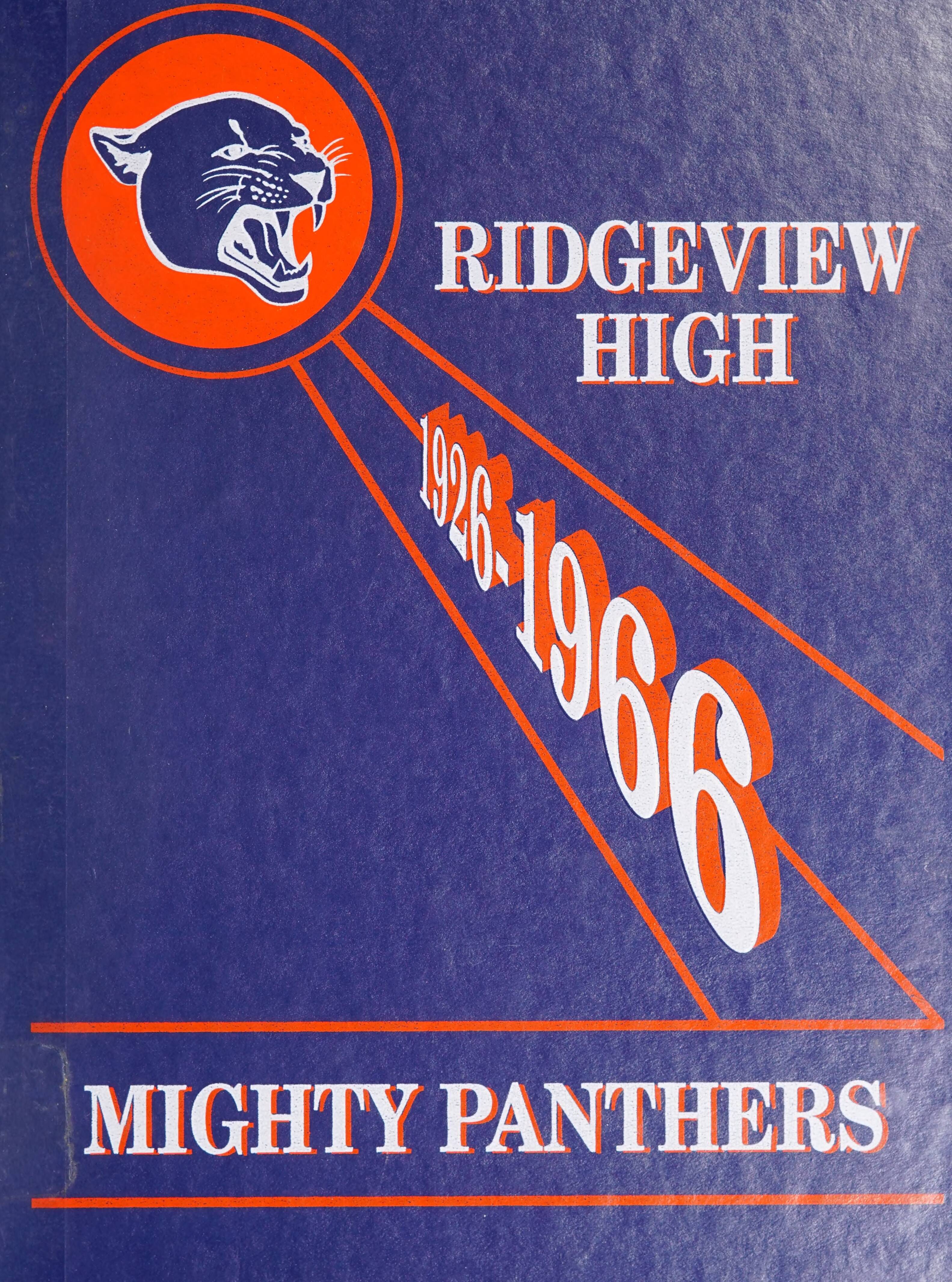 Ridgeview High Mighty Panthers [1926-1966]