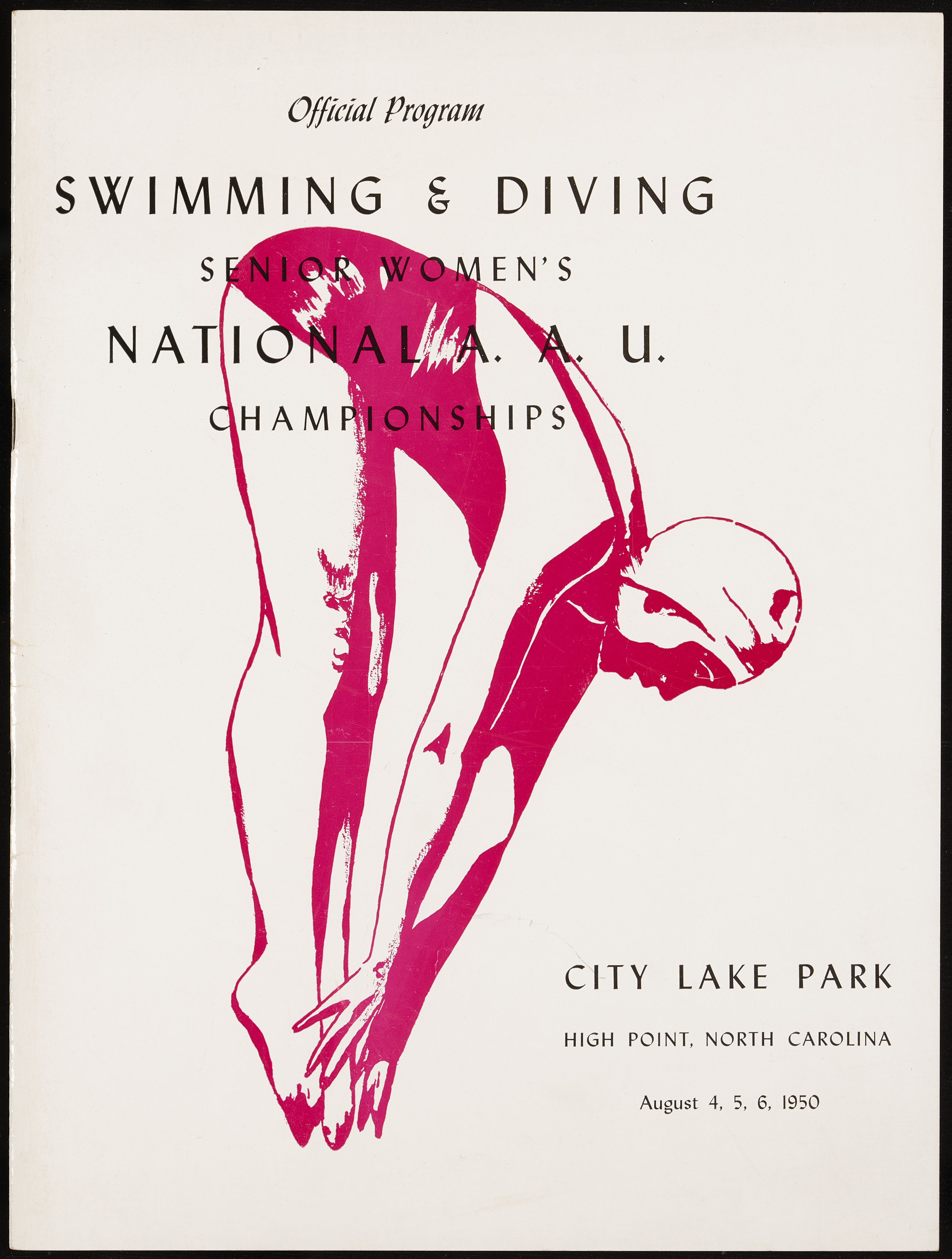 Swimming and Diving Senior Women's National AAU Championships Official ...