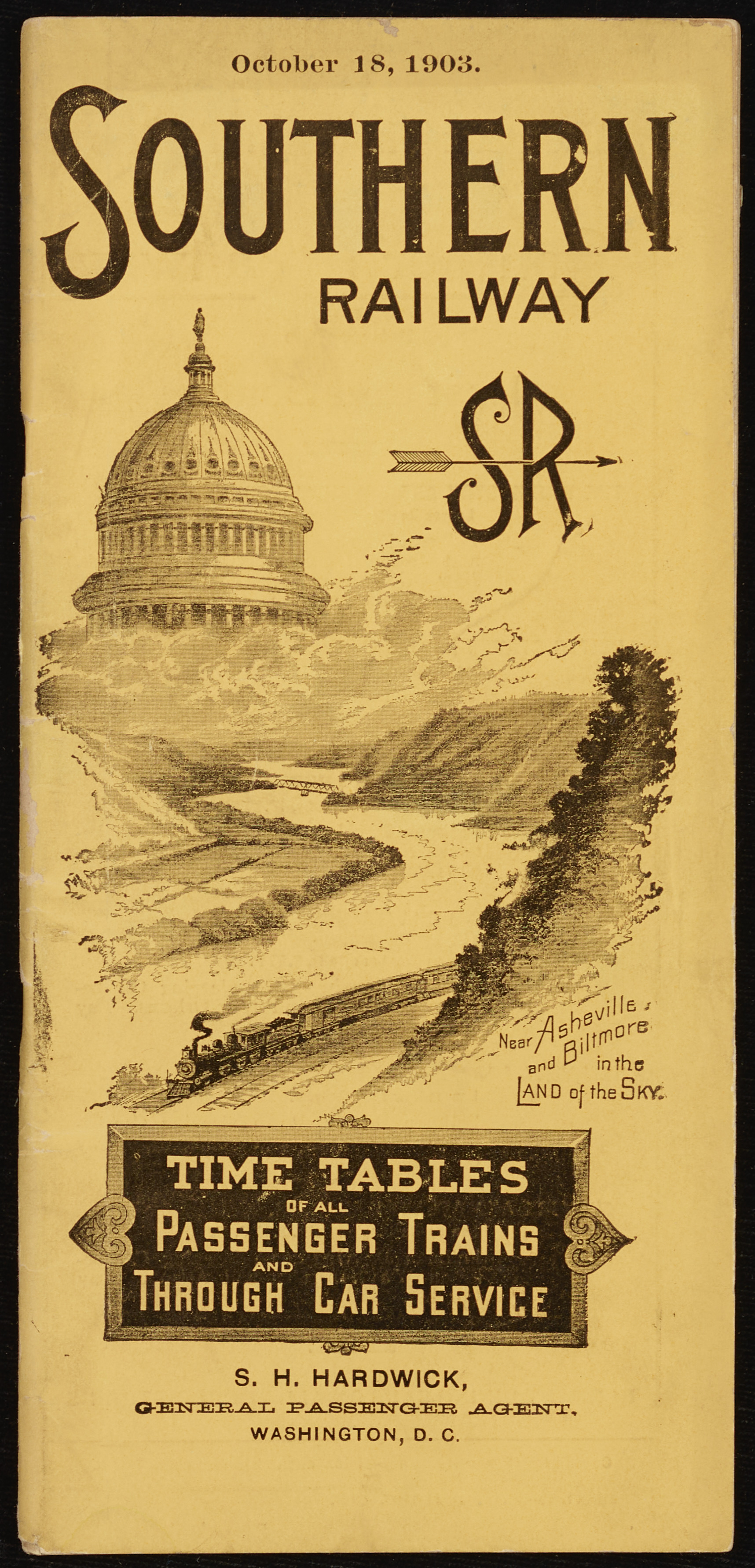 Southern Railway Time Tables of all Passenger Trains and Through Car ...