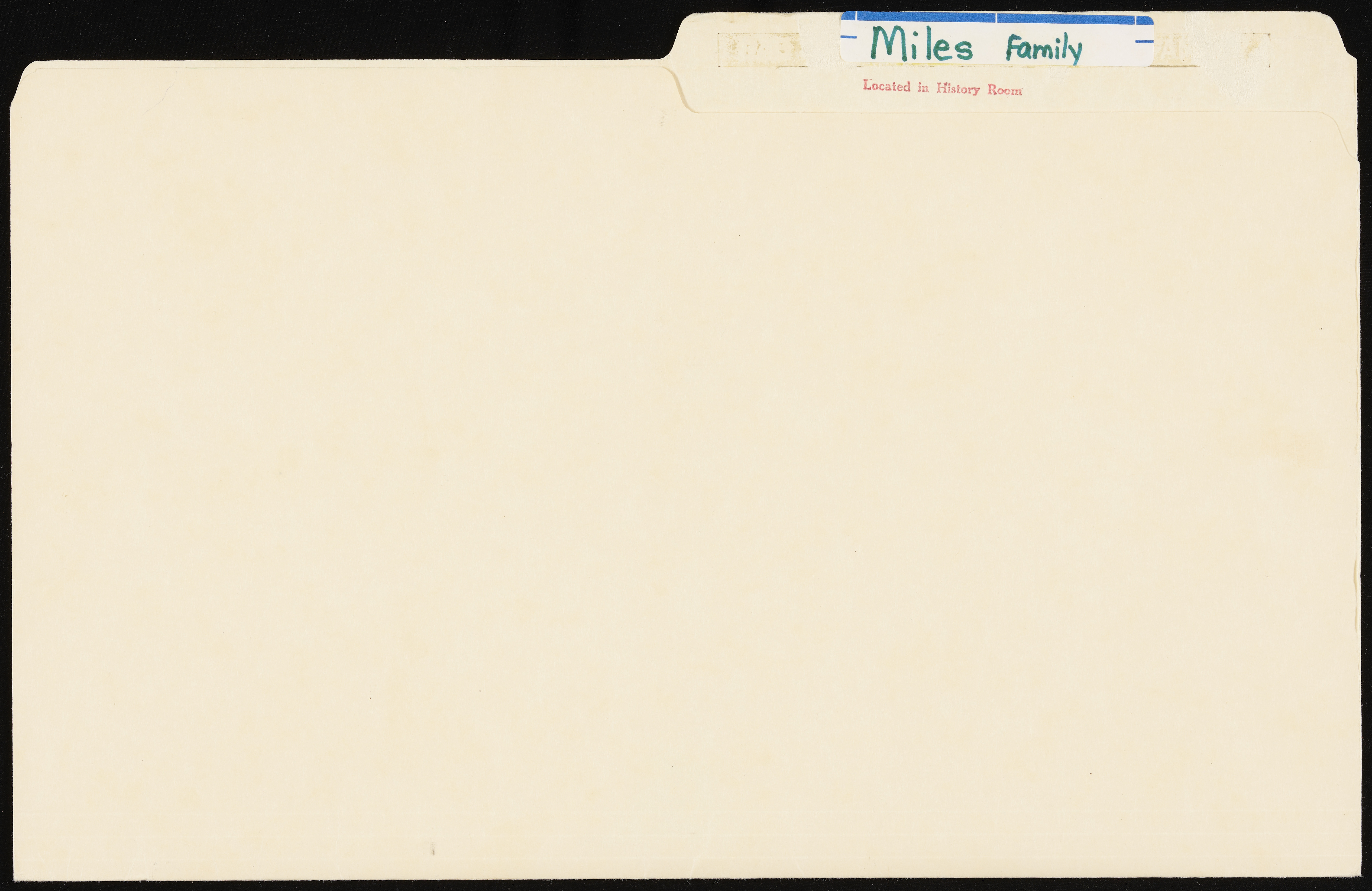 Miles Family Genealogy Files