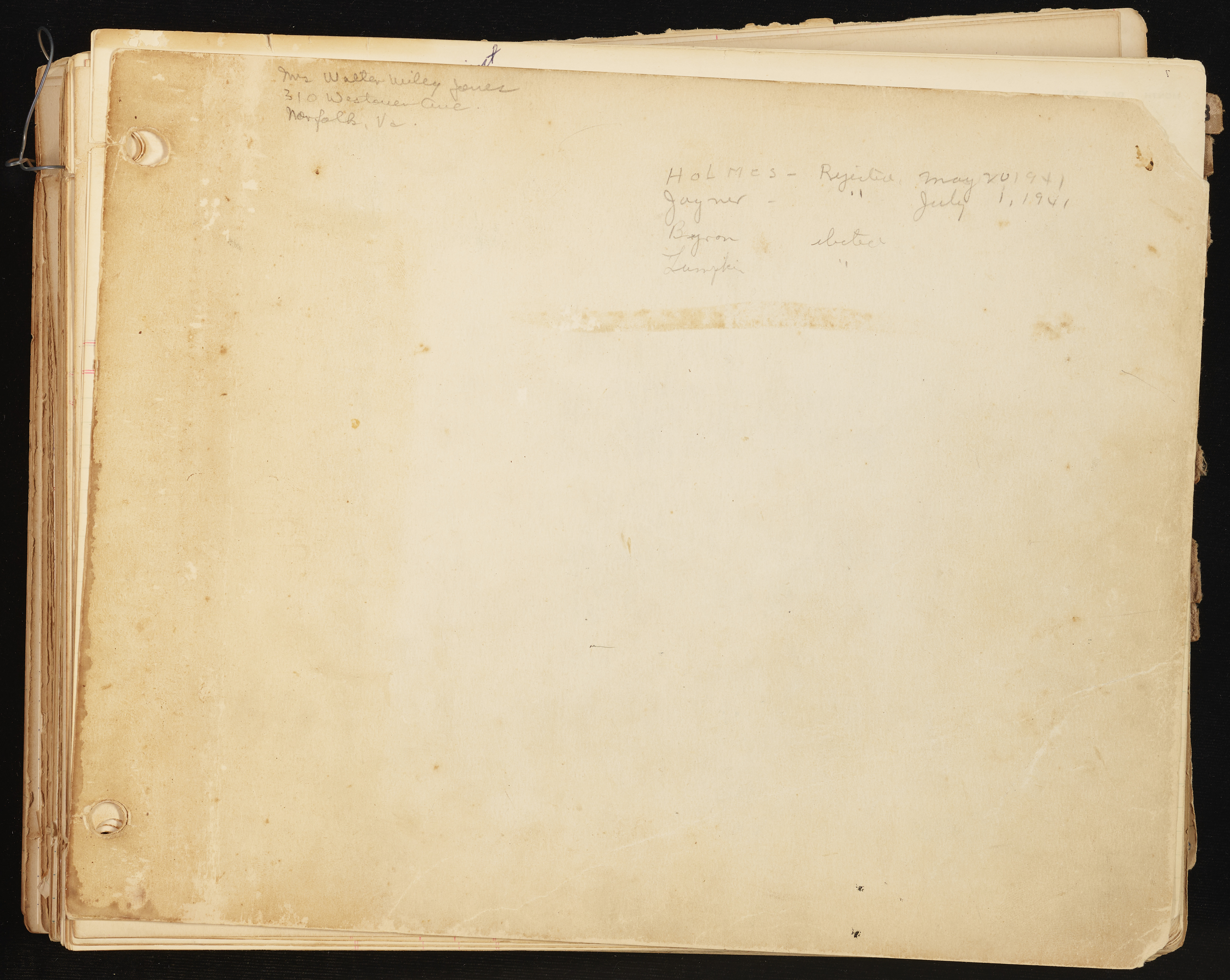 Membership Ledger & Receipt Book No. 4
