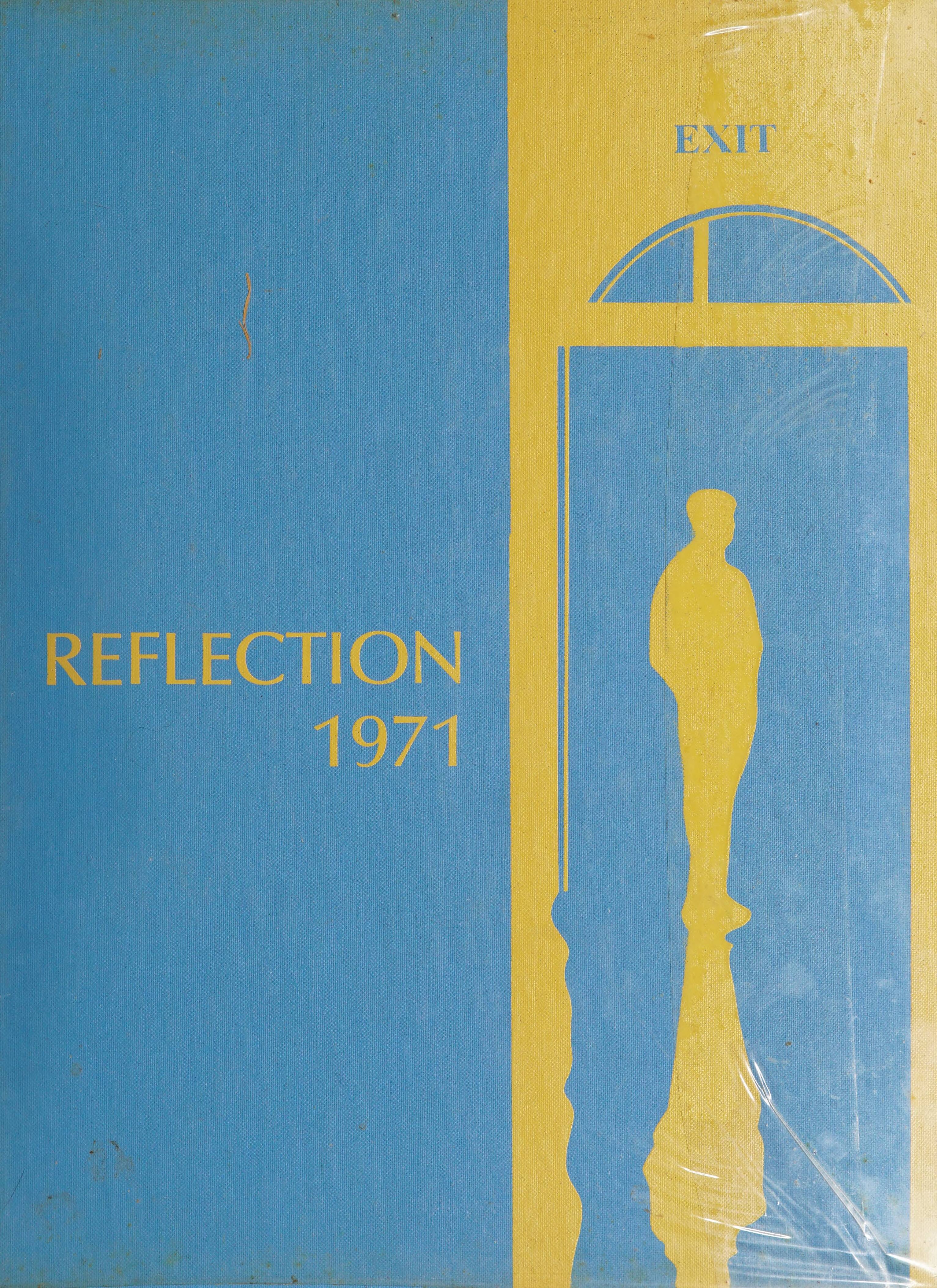 1971 Reflection Person Senior High School Yearbook