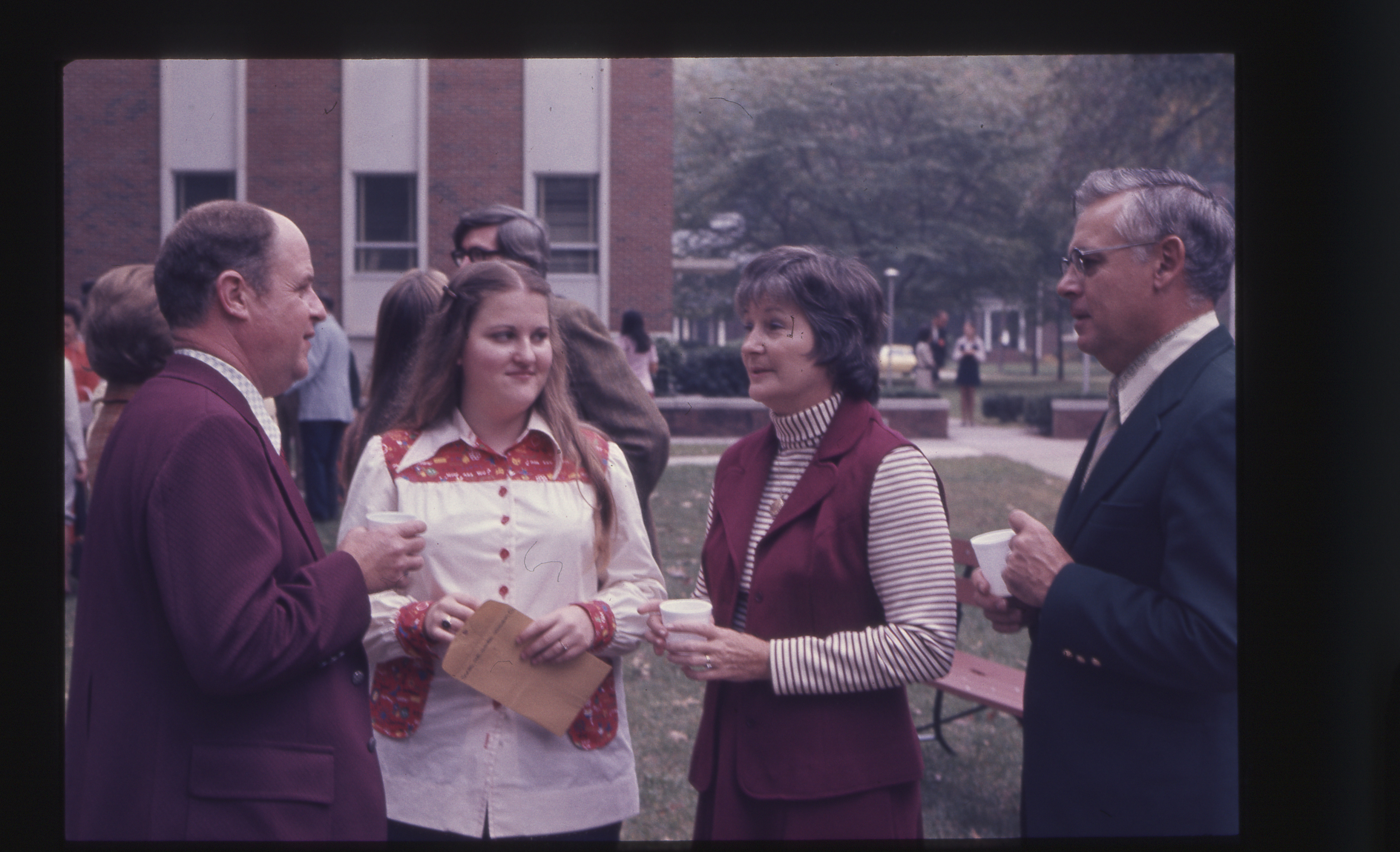 Students and Faculty Attending an Interest Fair at Queens University
