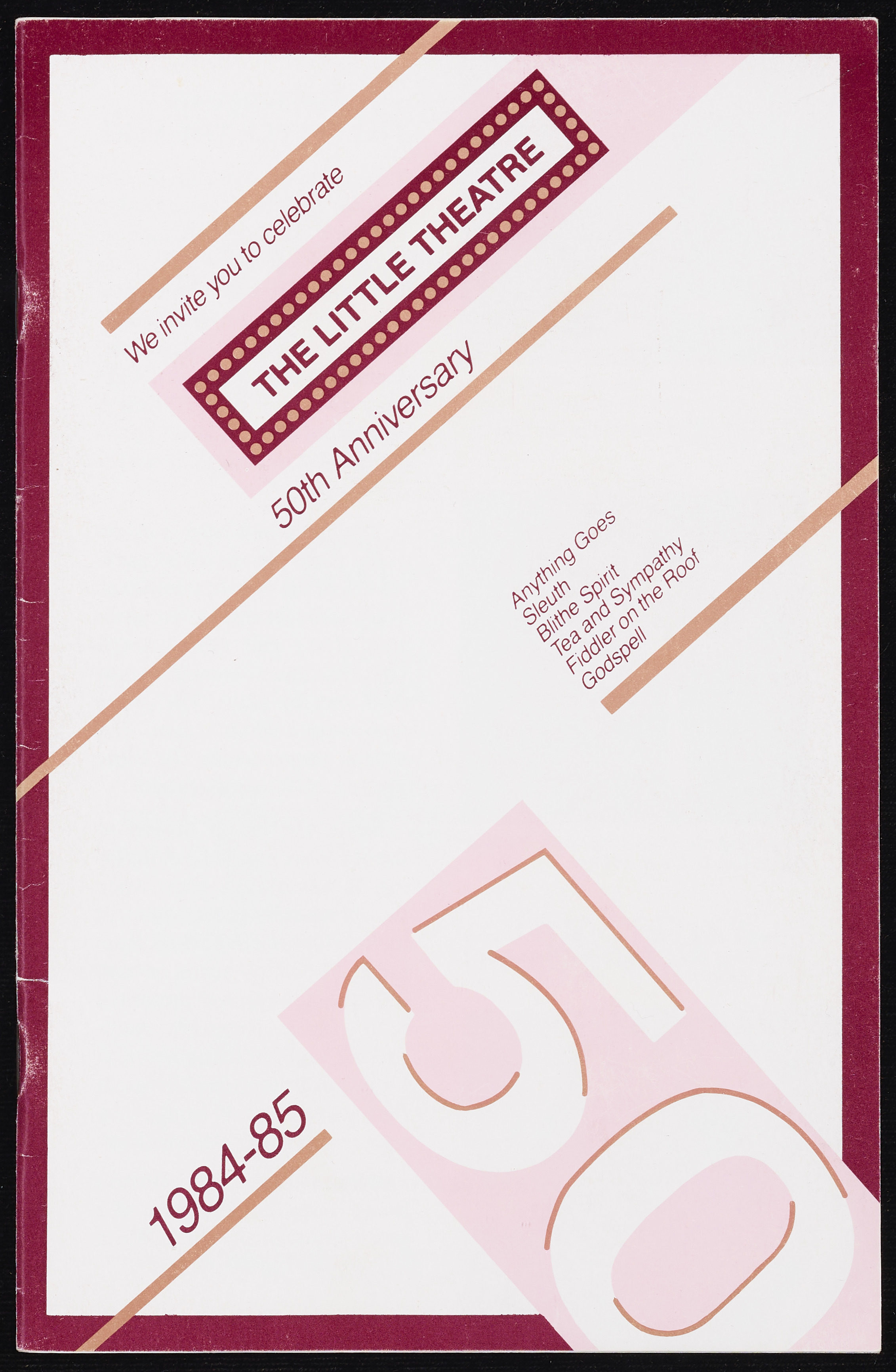 Playbills from Little Theatre Productions [1984-1985]