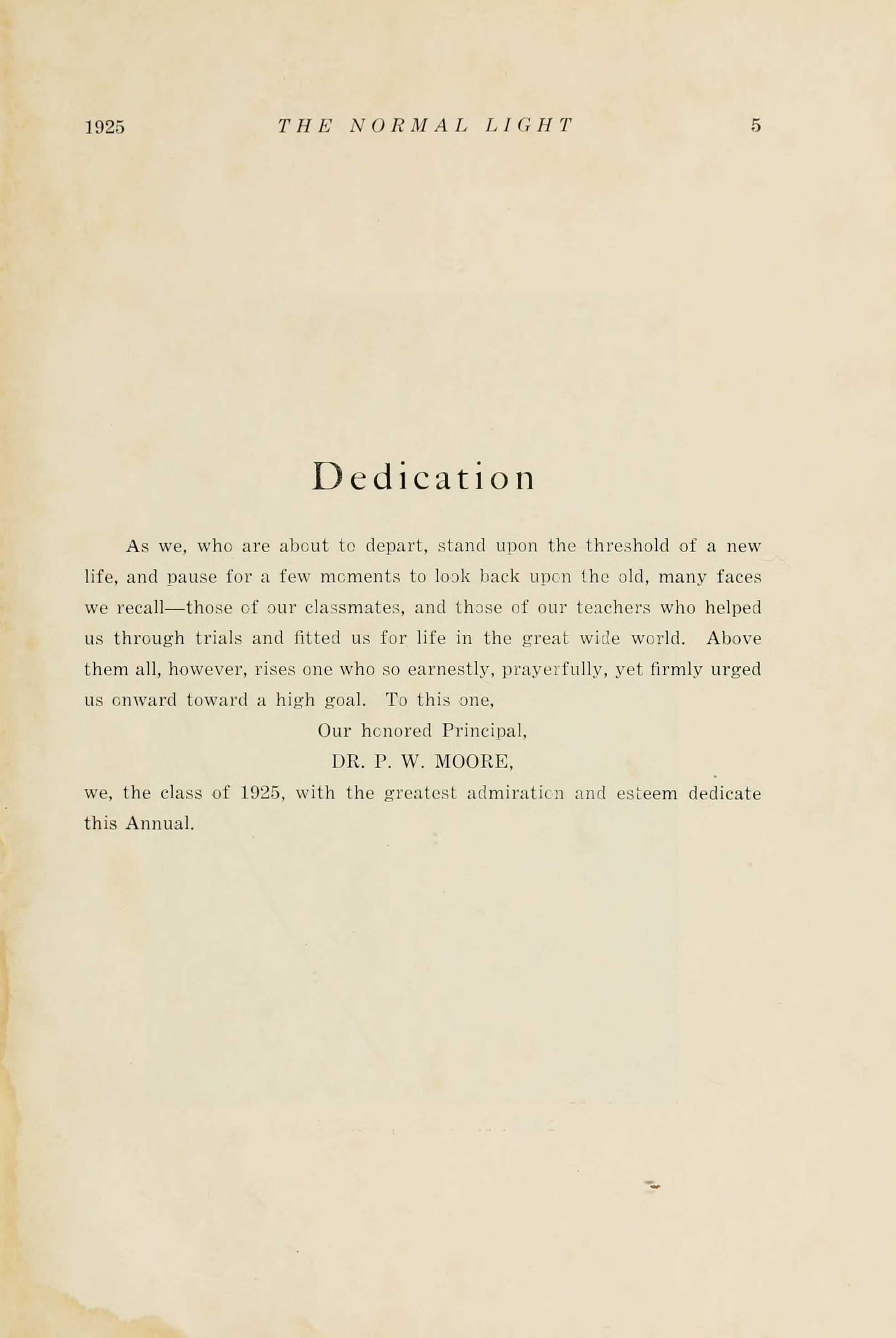 The Normal Light [1925]