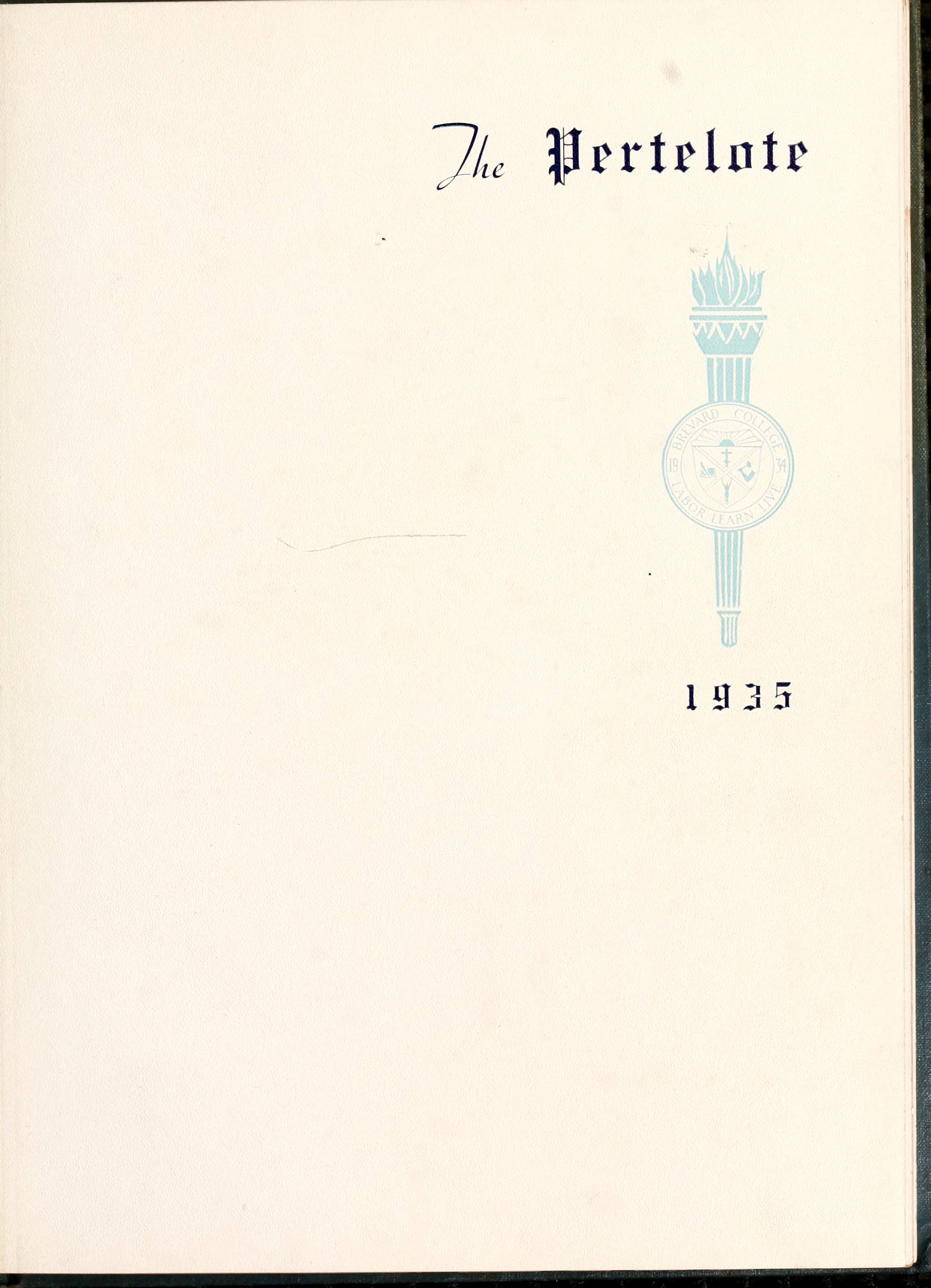 The Pertelote [1935]